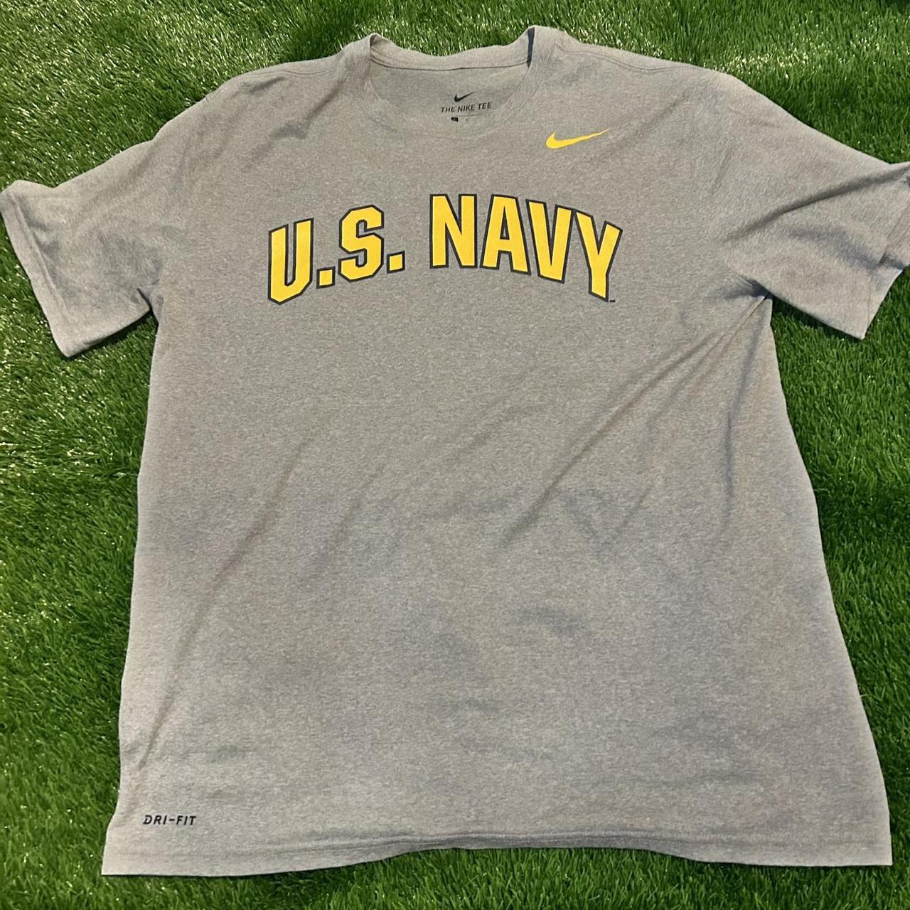 Size Large U.S. Navy Dri-Fit T-Shirt | Depop