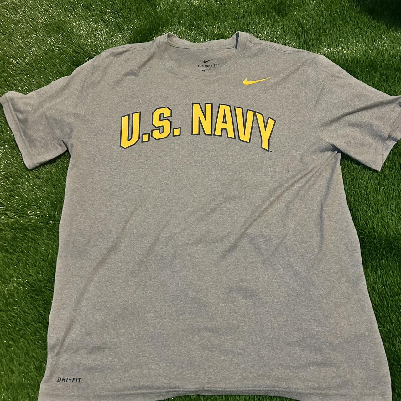 Size Large U.S. Navy Dri-Fit T-Shirt | Depop