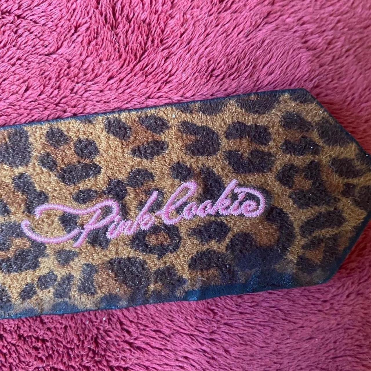 Skull Leopard Print Rare Emo McBling Belt Vintage... | Depop