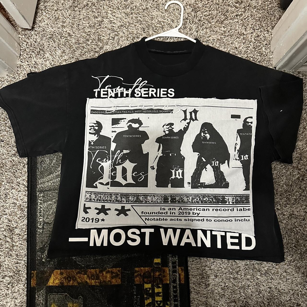 tenth series most wanted tee cropped boxy fit - Depop