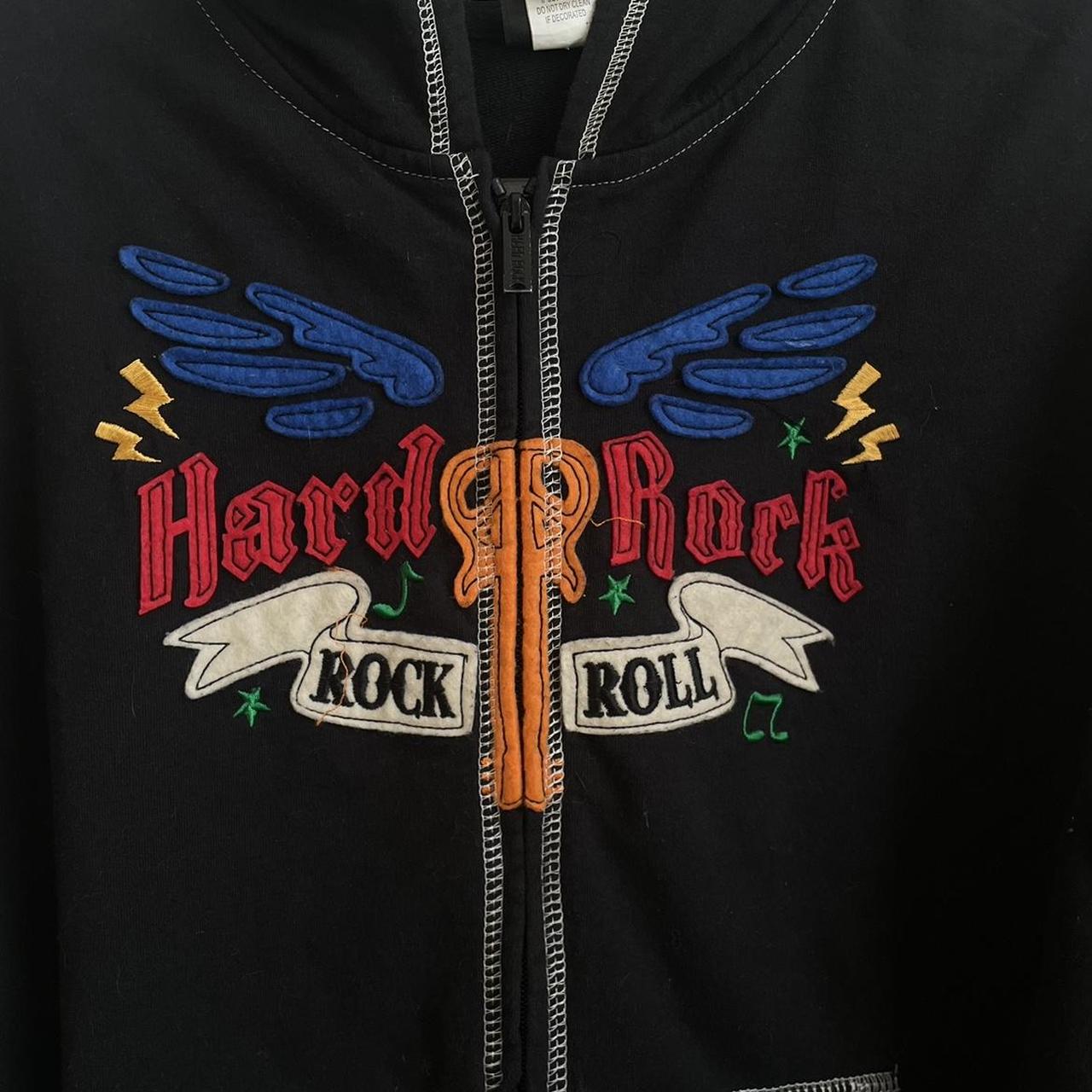 Hard Rock Hotel Rock and Roll zip up Sleeve 26 in... - Depop