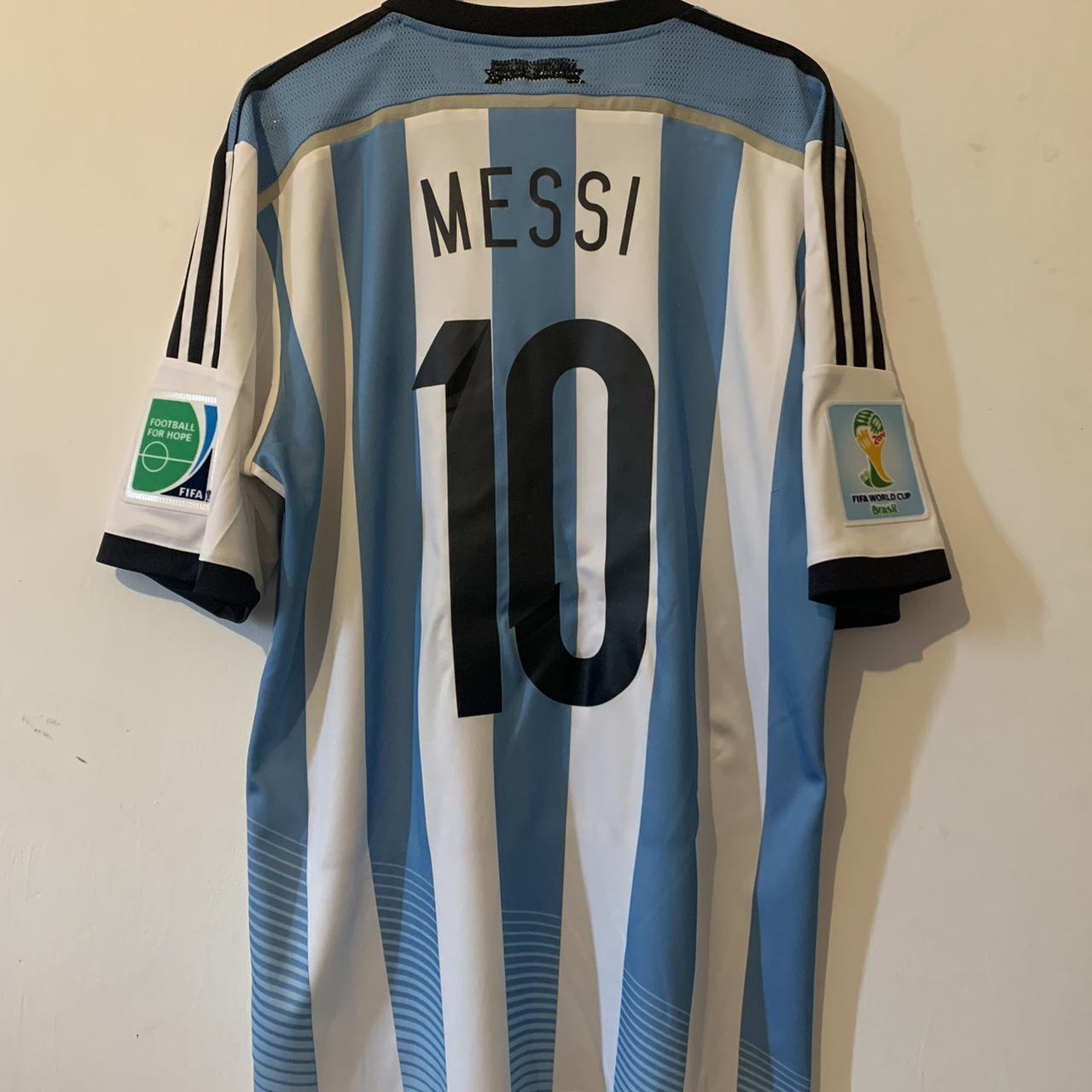 Argentina Messi 2014 World Cup football soccer... - Depop