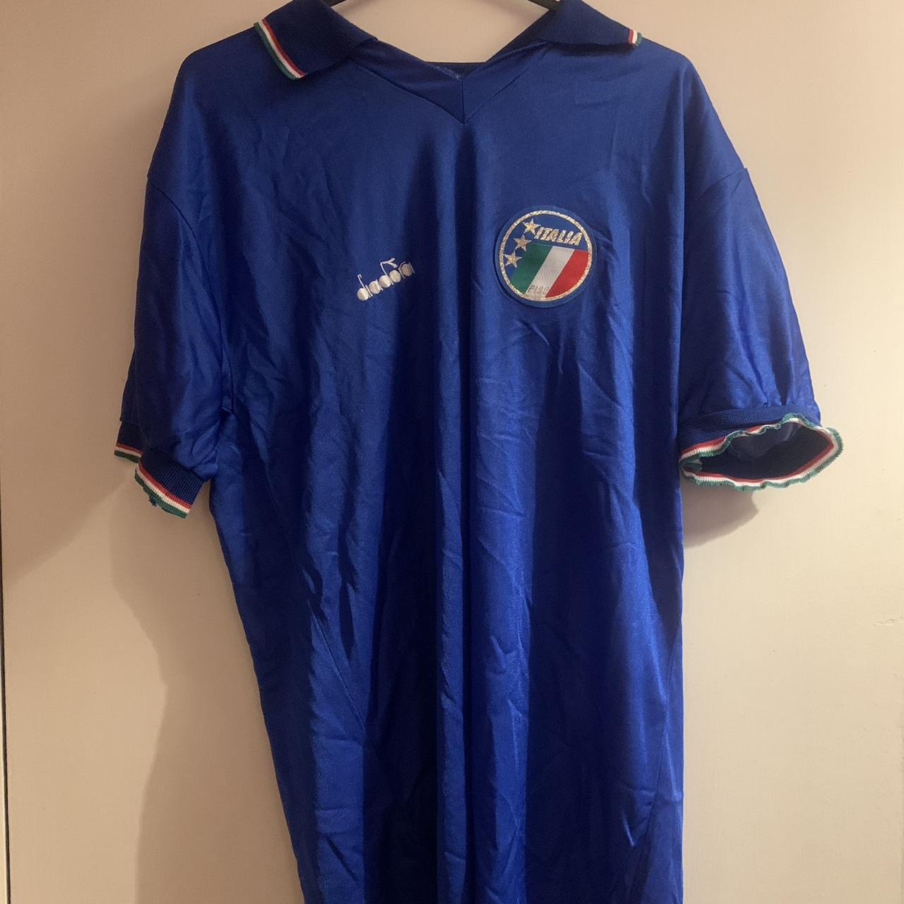 1990 Italy home football/soccer shirt Amazing... - Depop