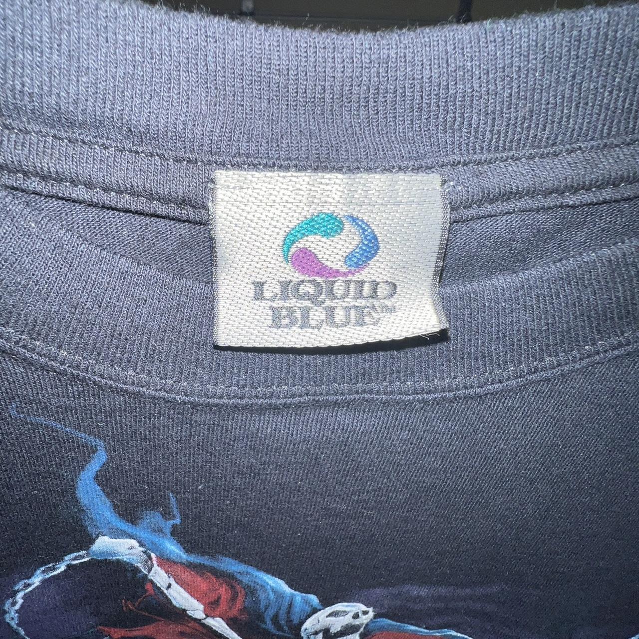 liquid blue Men's T-shirt | Depop