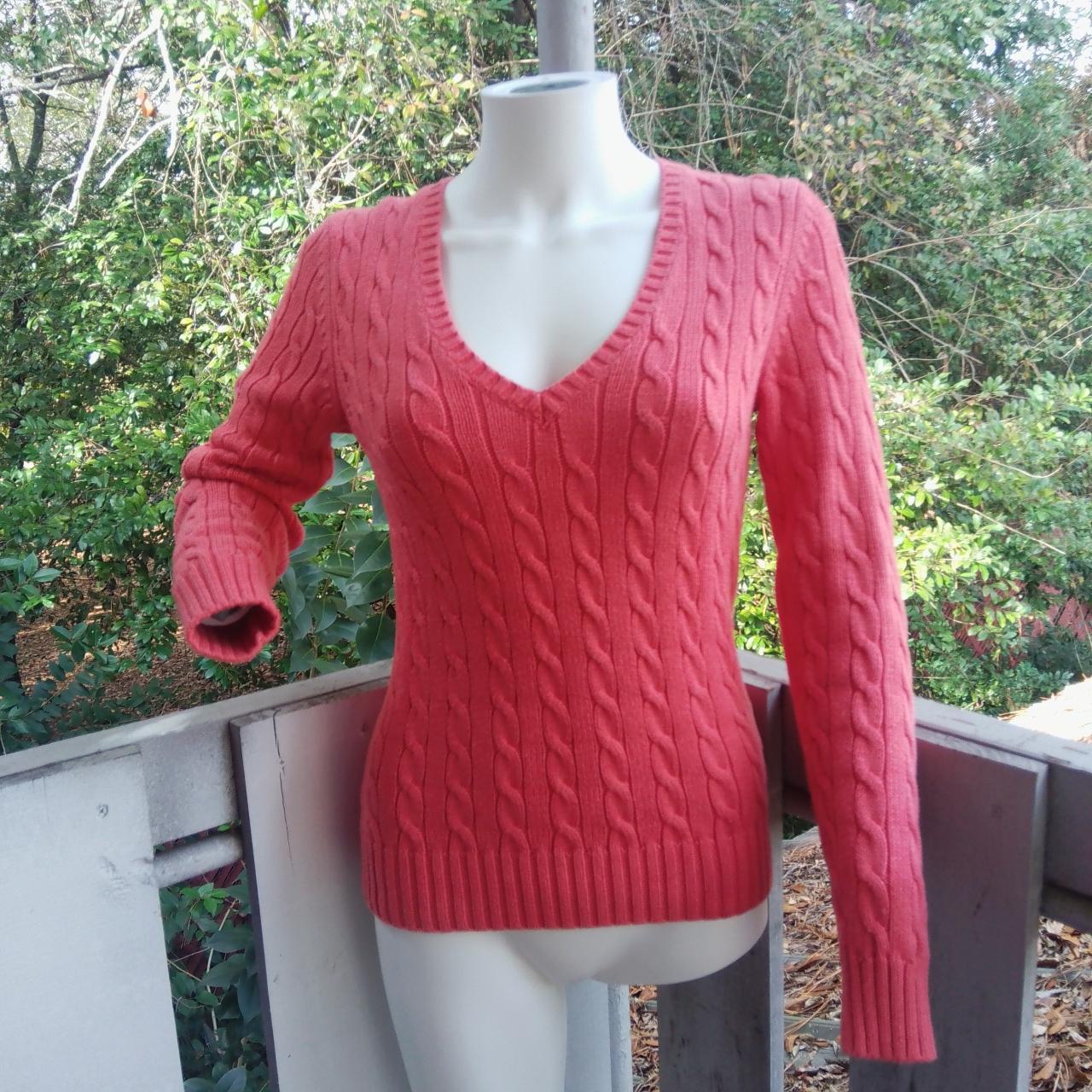 Y2K Cable Knit Pullover Chunky Knit... | Depop