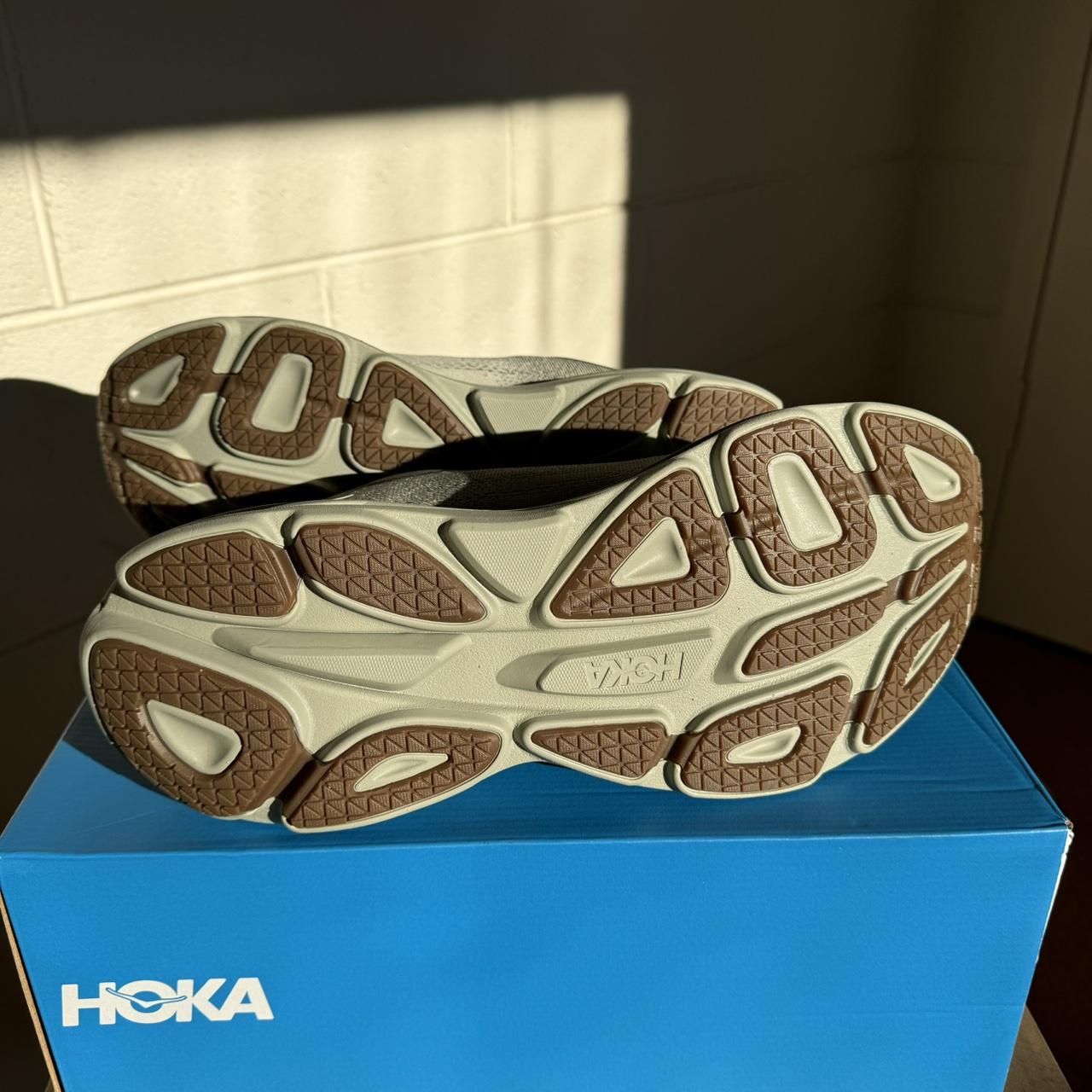 Hoka bondi 8 slate barley trainers. Size men’s 12US... - Depop