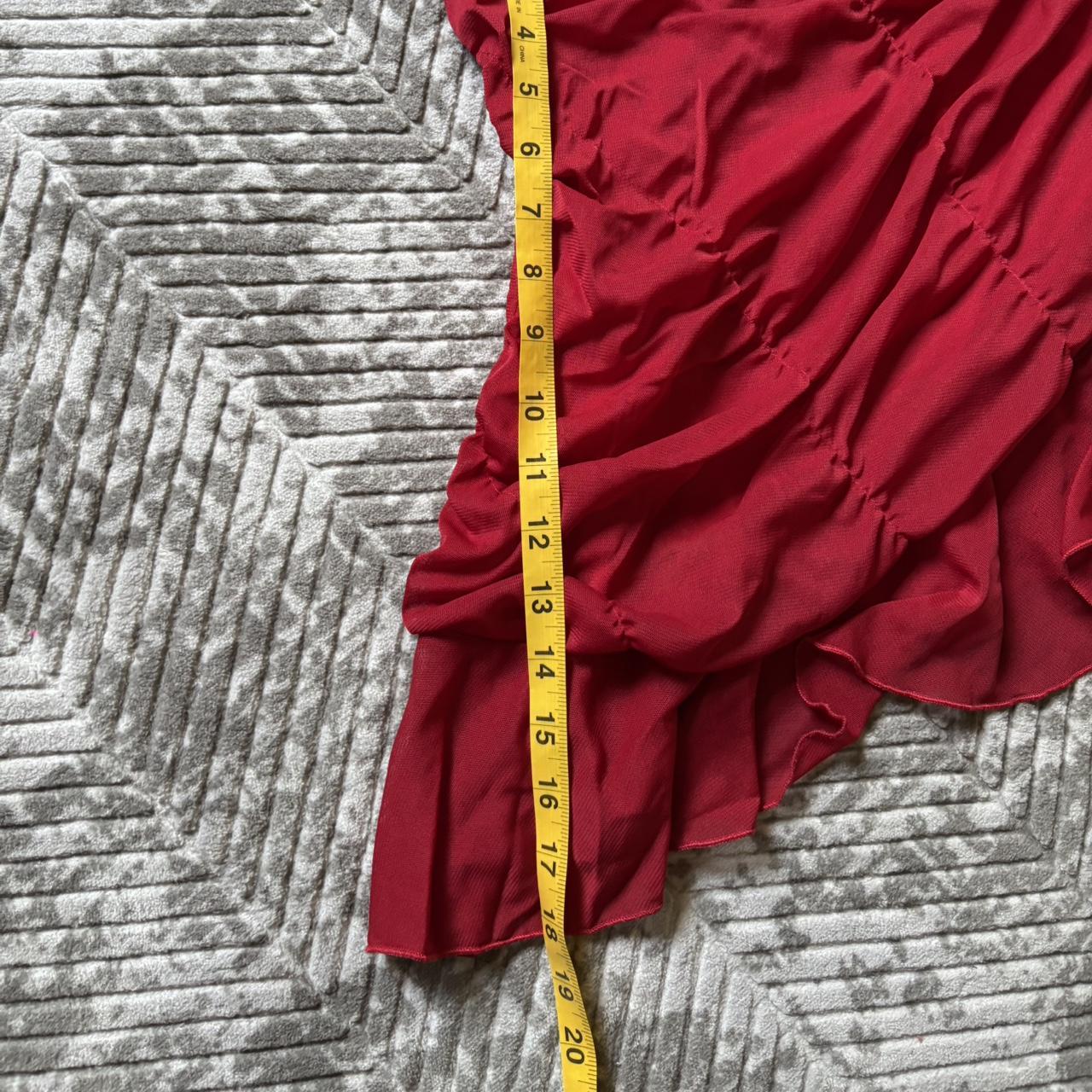 Y2K Red Hot Kiss Tank Top with Adjustable Straps ⭐️... | Depop