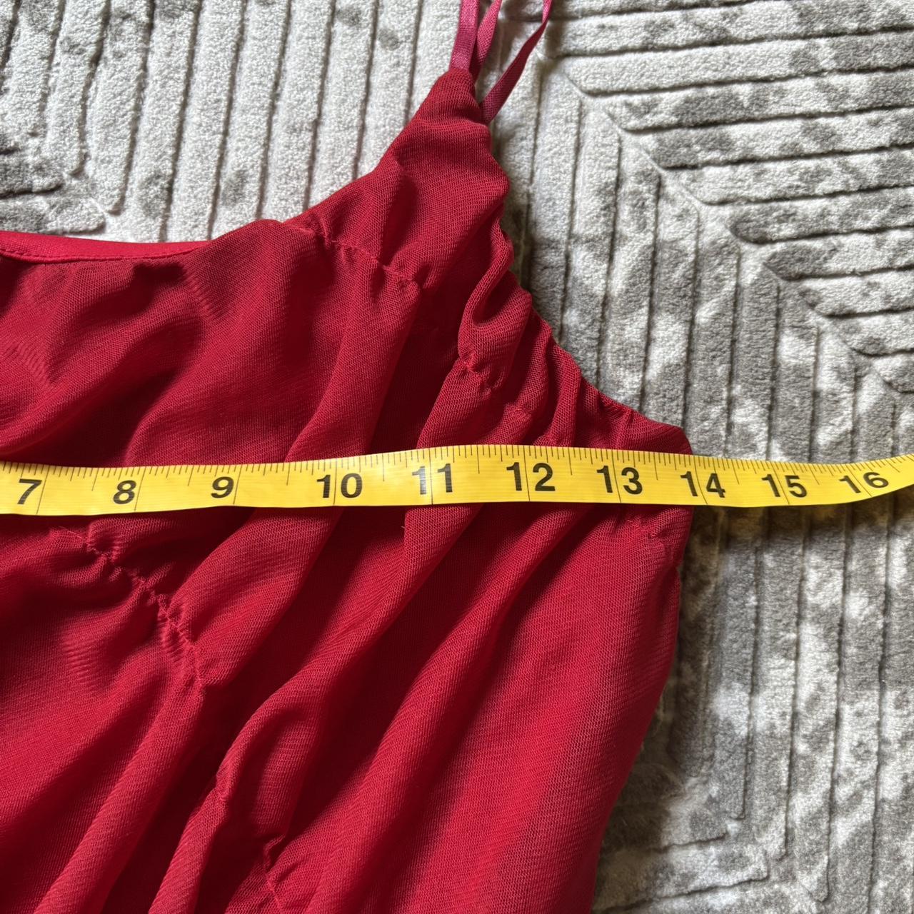 Y2K Red Hot Kiss Tank Top with Adjustable Straps ⭐️... | Depop