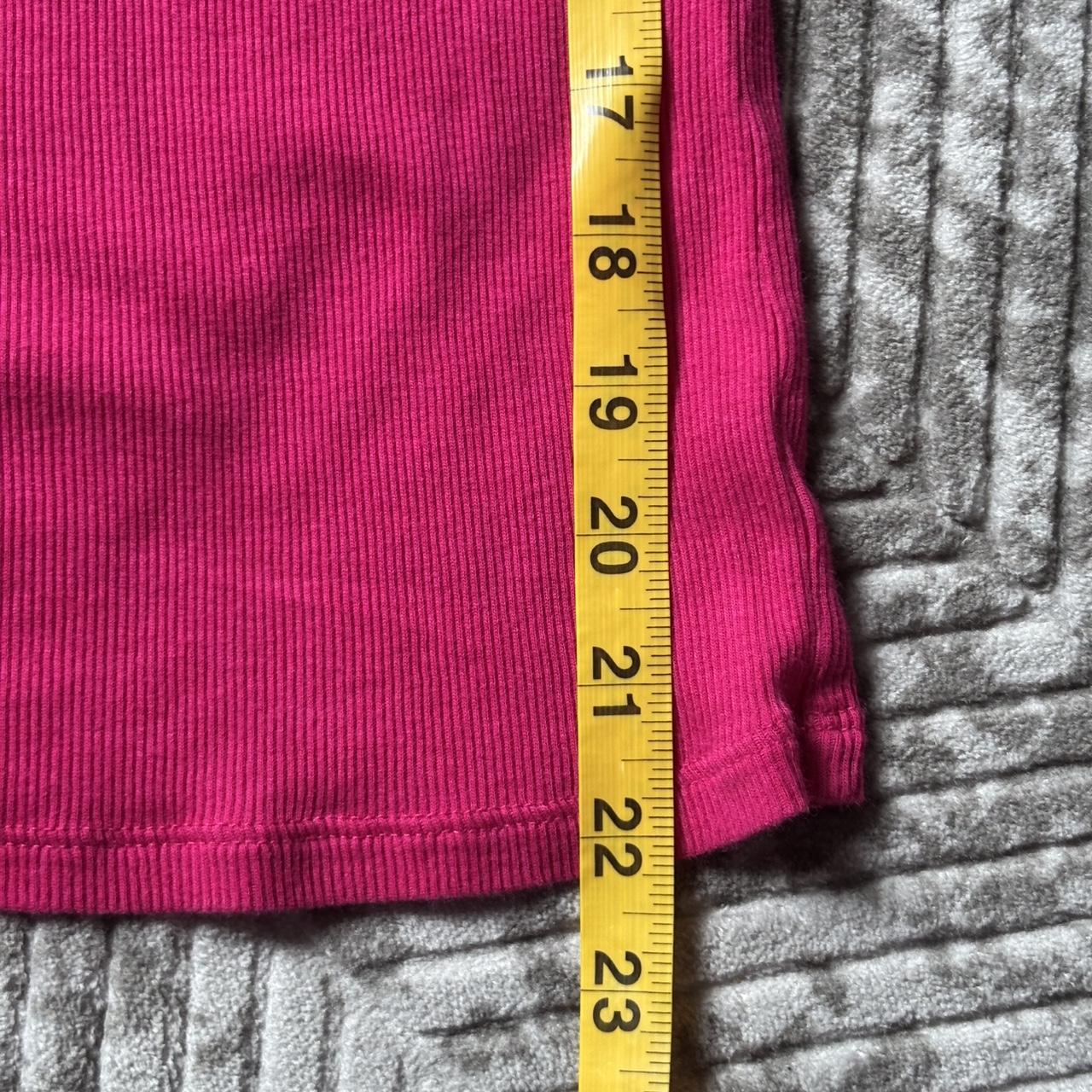 Y2K Express Pink V-Neck Top with Tie Knot Detail ⭐️... | Depop