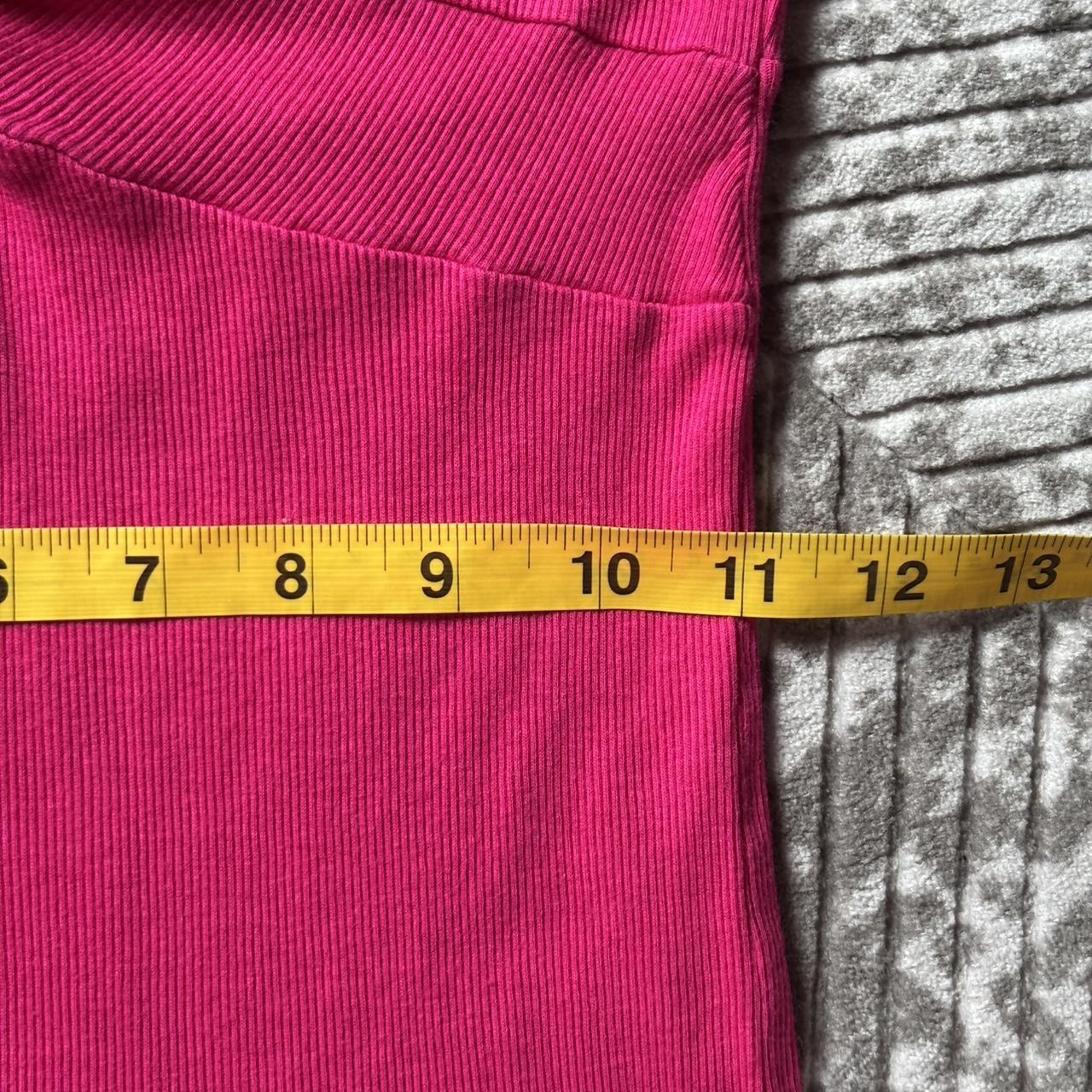 Y2K Express Pink V-Neck Top with Tie Knot Detail ⭐️... | Depop