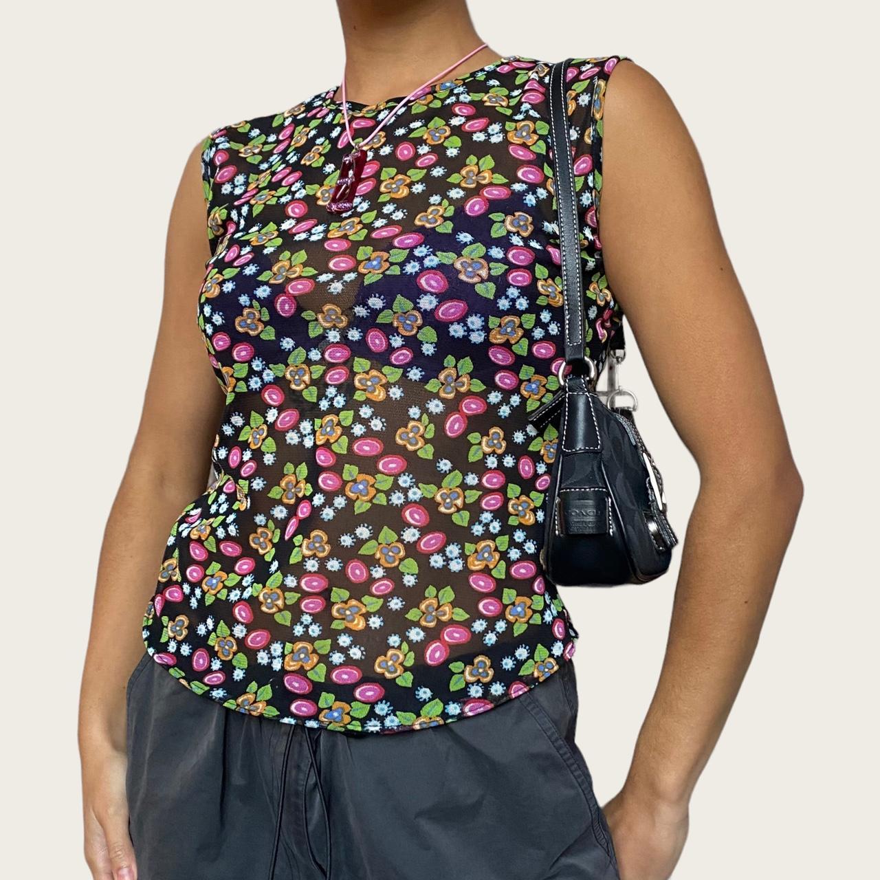 Y2K Morgan De Toi mesh top Stunning vintage early... - Depop