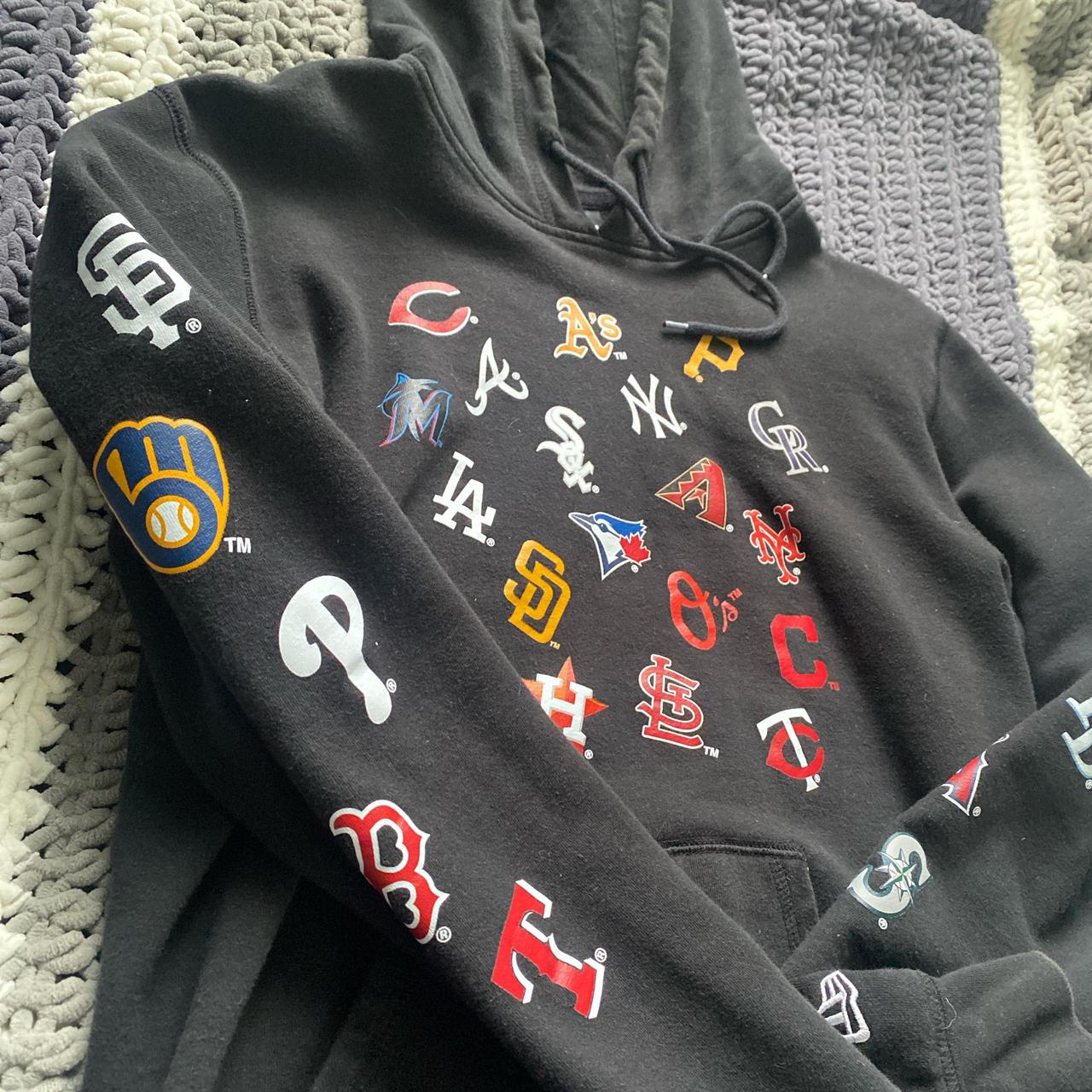 New Era MLB baseball teams hoodie , size medium in... - Depop