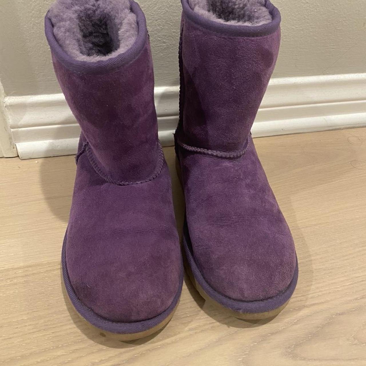 purple UGGs. GREAT condition. children’s size 4,... - Depop