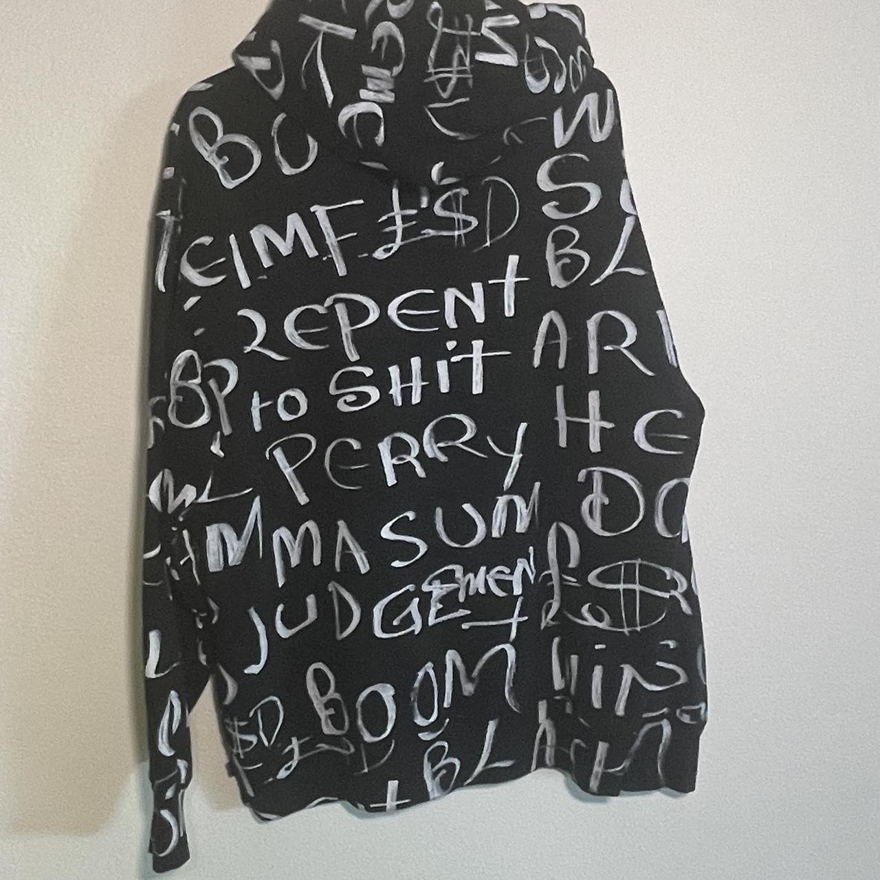 Supreme Black Ark hooded sweatshirt. Worn two or... | Depop