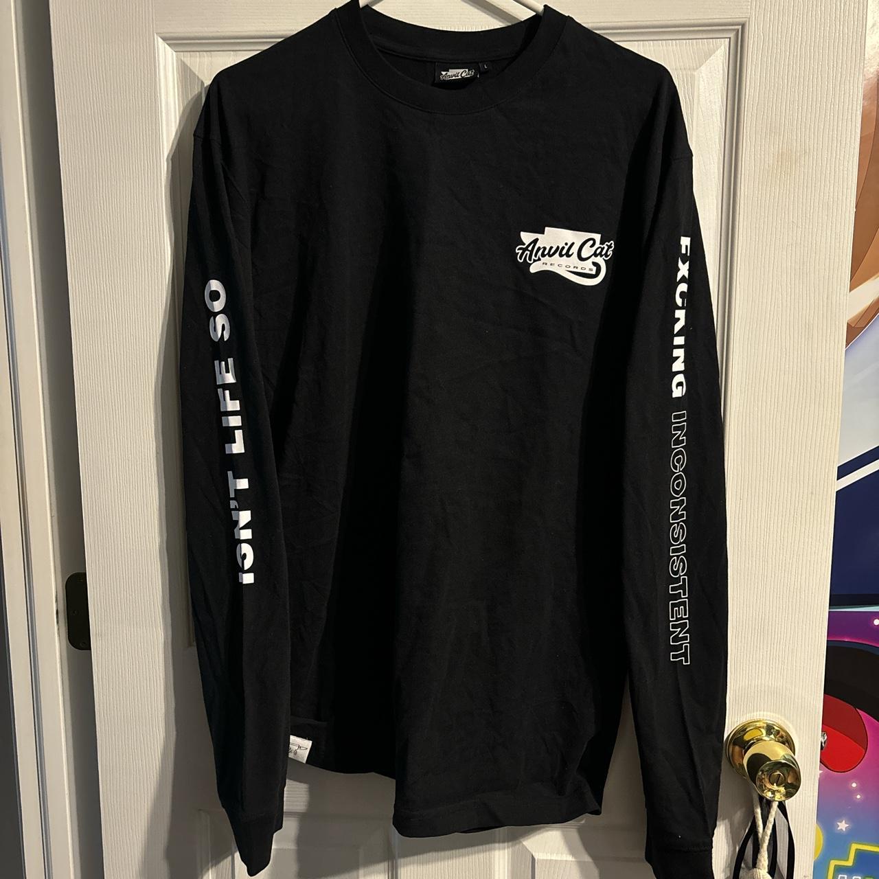 LoveJoy long sleeve shirt NEVER WORN! Anvil cat... - Depop