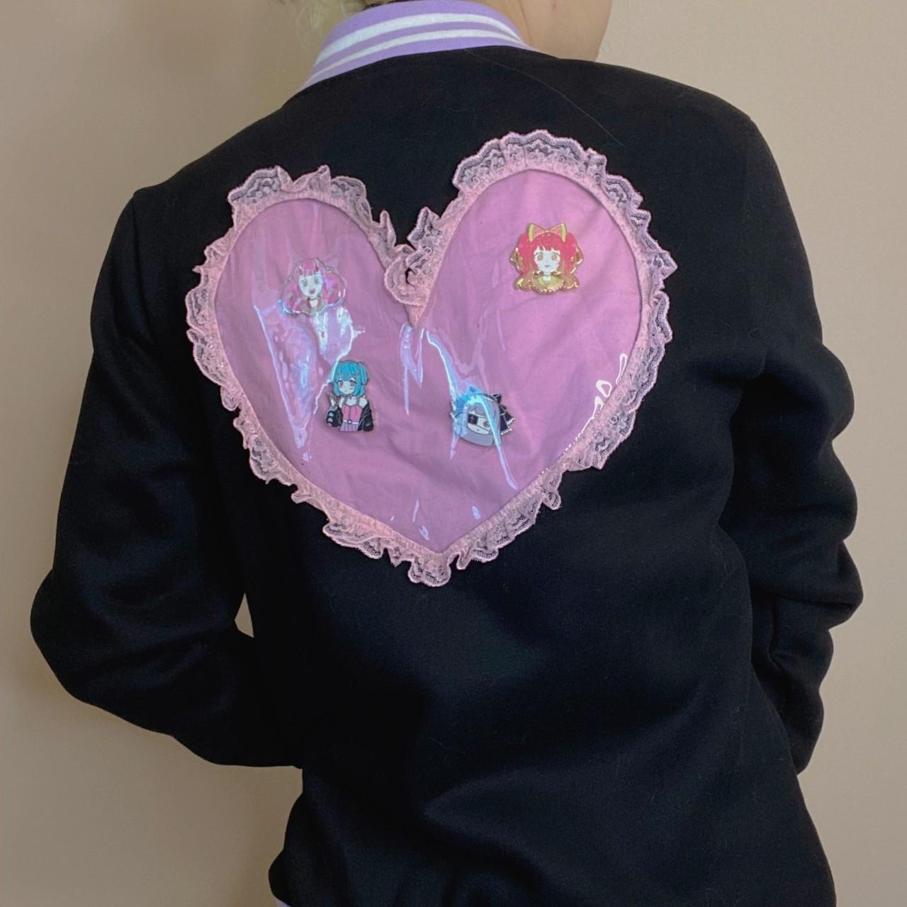 Candy Heart Ita Jacket - Super, super soft, but I... - Depop