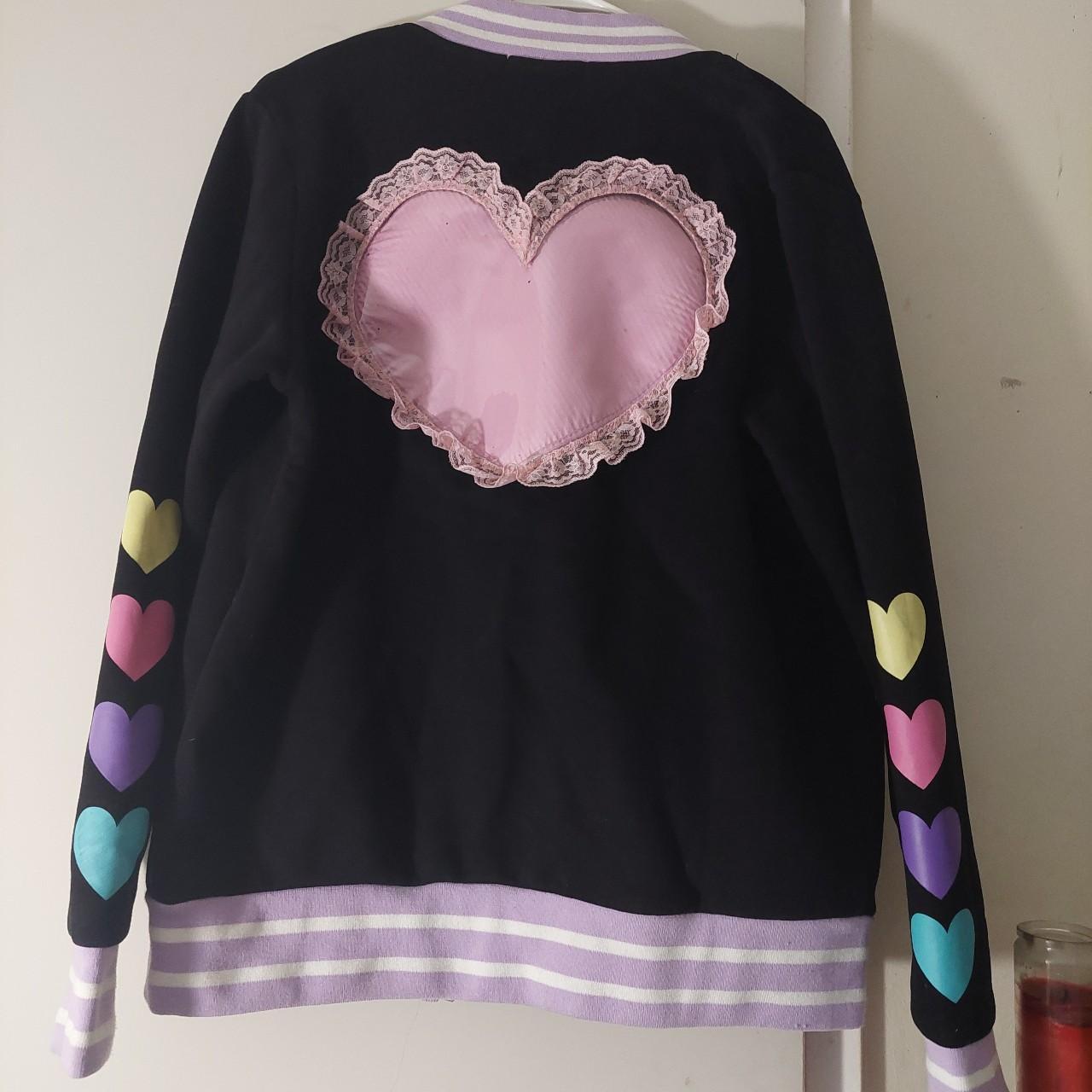 Candy Heart Ita Jacket - Super, super soft, but I... - Depop