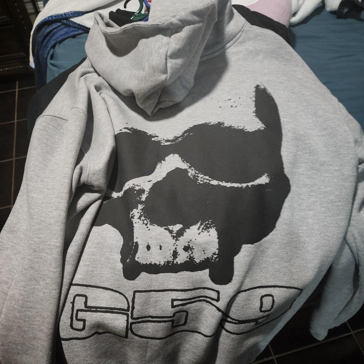 GreyFiveNine G59 Records Pullover EMBROIDERED Hoodie... - Depop
