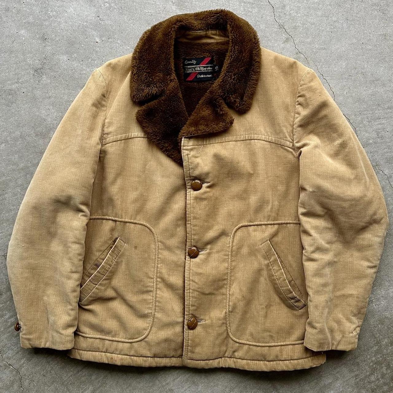 Vintage 70’s 80’s Sears Winter Coat fur... - Depop