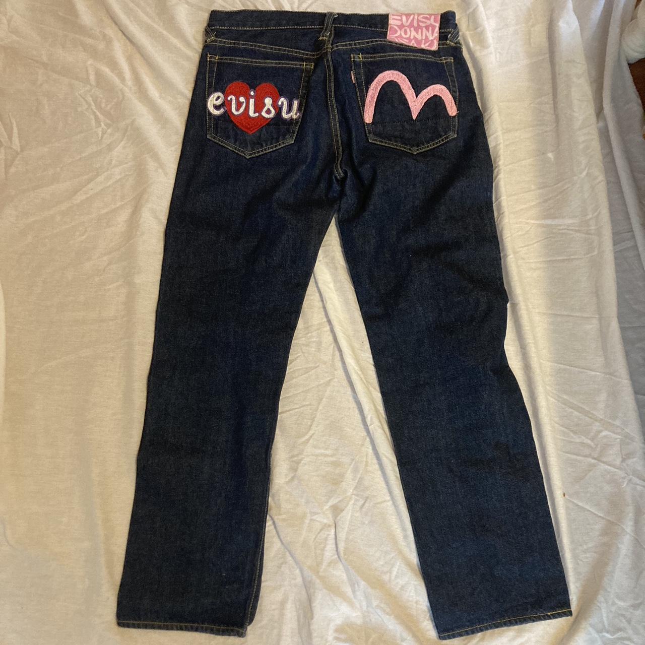 evisu x donna osaka selvedge denim jeans reselling... - Depop