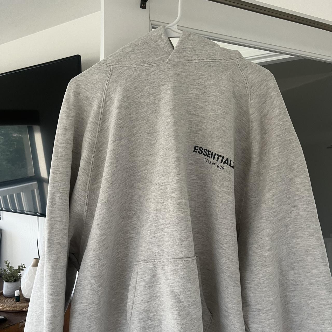 Grey Essentials Fear of God hoodie NEW - Depop