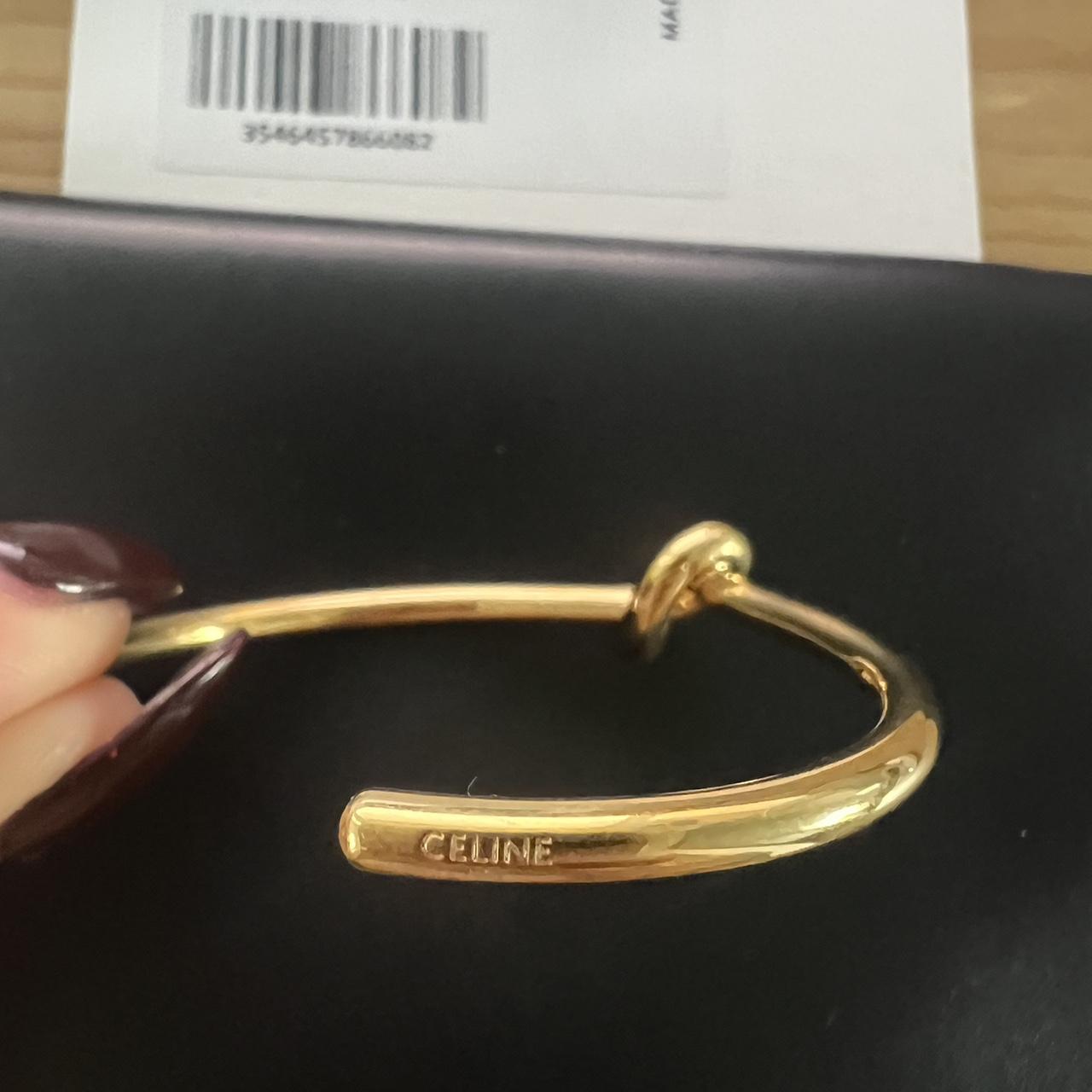 Celine Gold Cuff Current stock RRP... - Depop