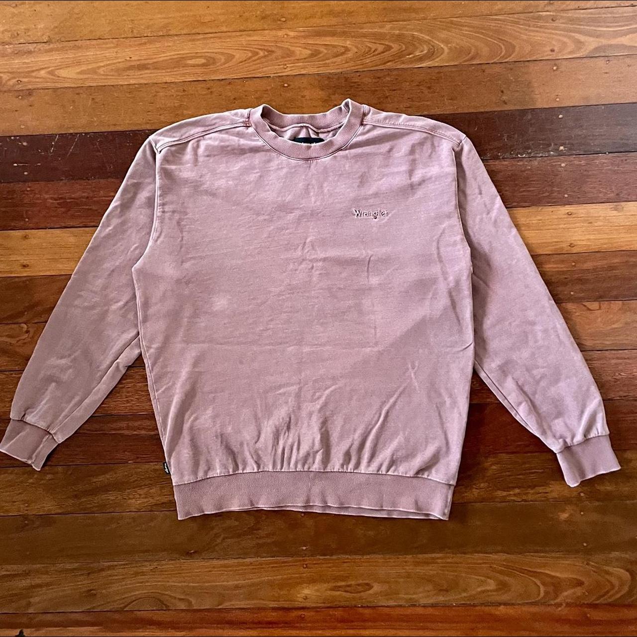 Vintage Faded Wrangler Workwear Jumper sick... - Depop