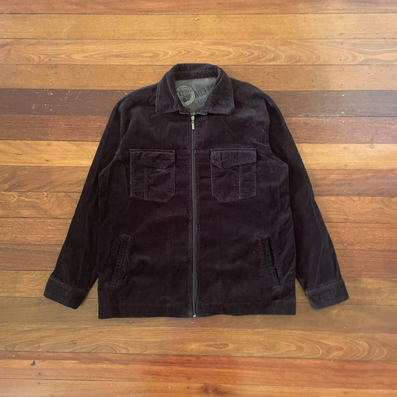 Vintage Corduroy Boxy Zip-up Jacket super nice... - Depop