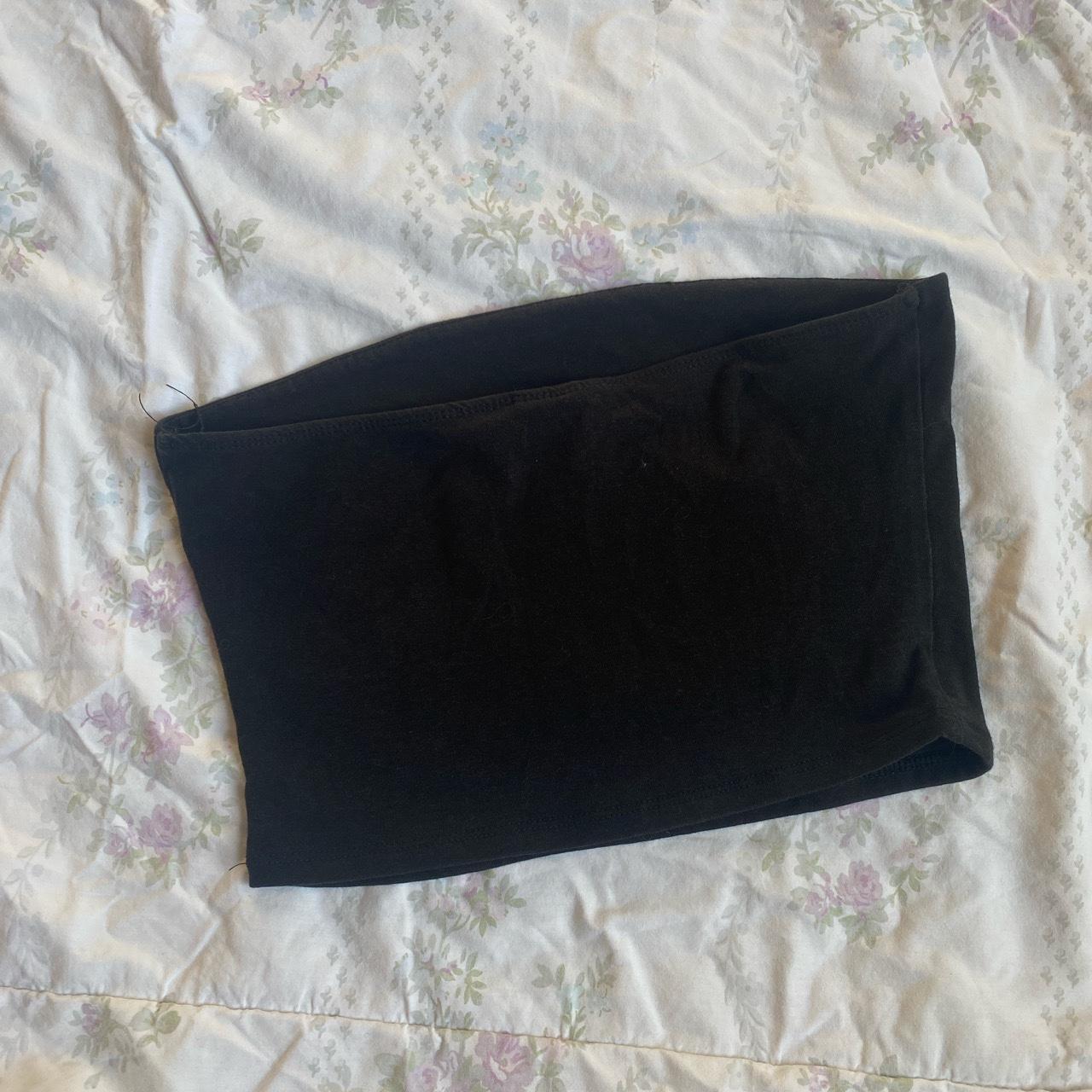 small black tube top from Tilly’s only been worn a... - Depop