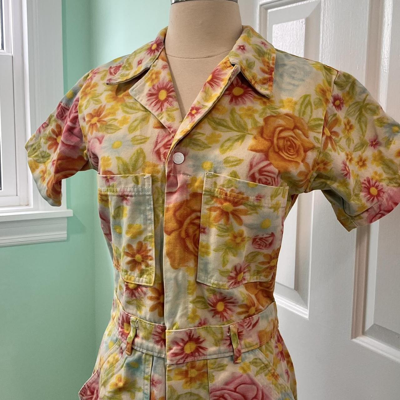Big Bud Press Wallpaper Floral Jumpsuit Short Depop