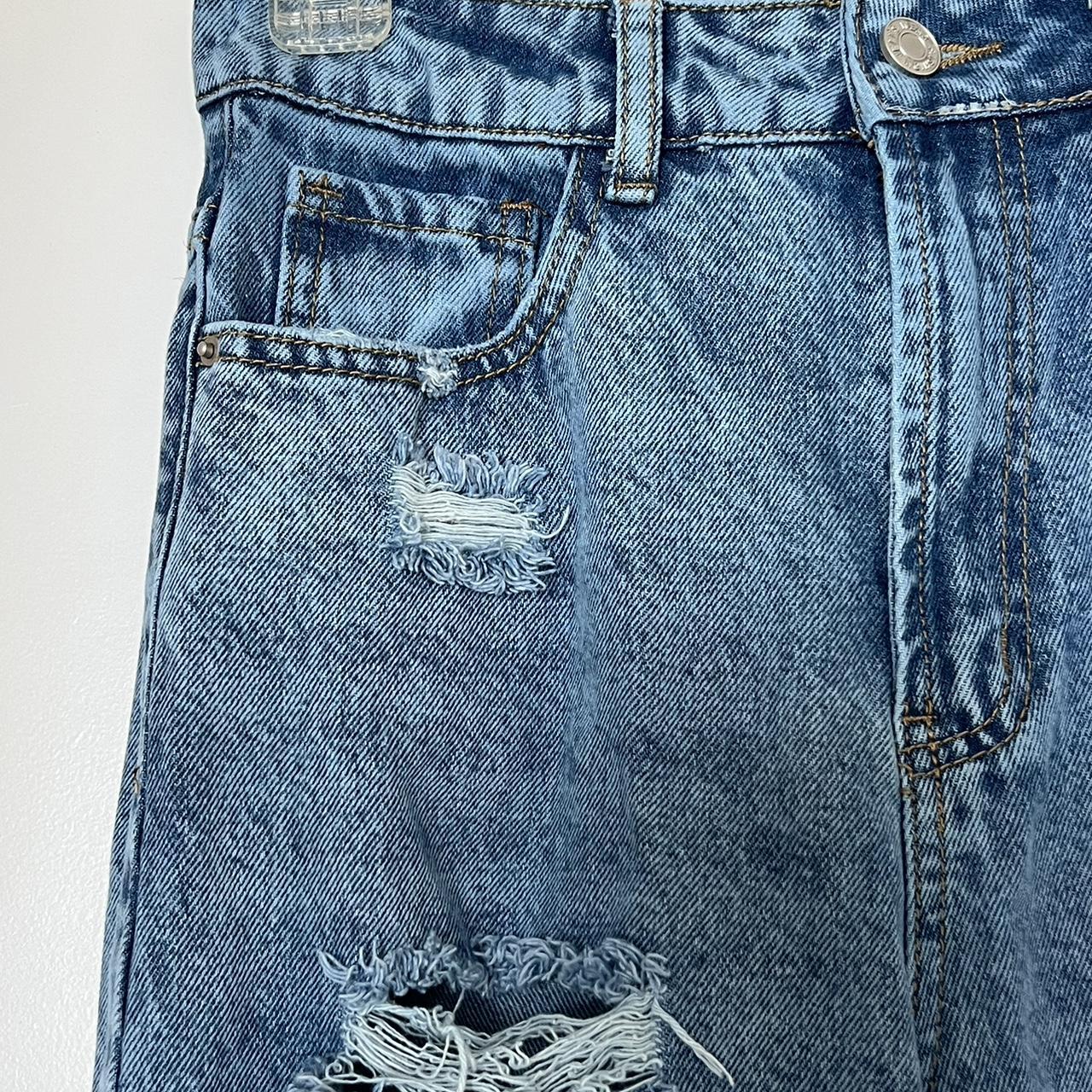 SHEIN Denim Straight Leg Jeans - Depop