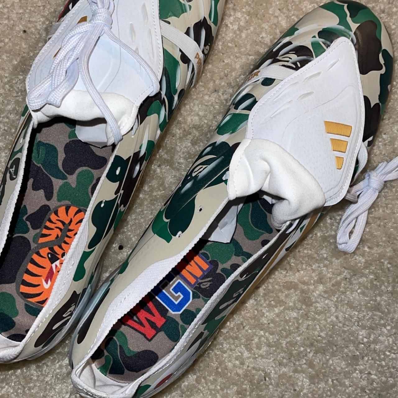 Adidas X Bape Predators cleats with tongue. Tag and... | Depop