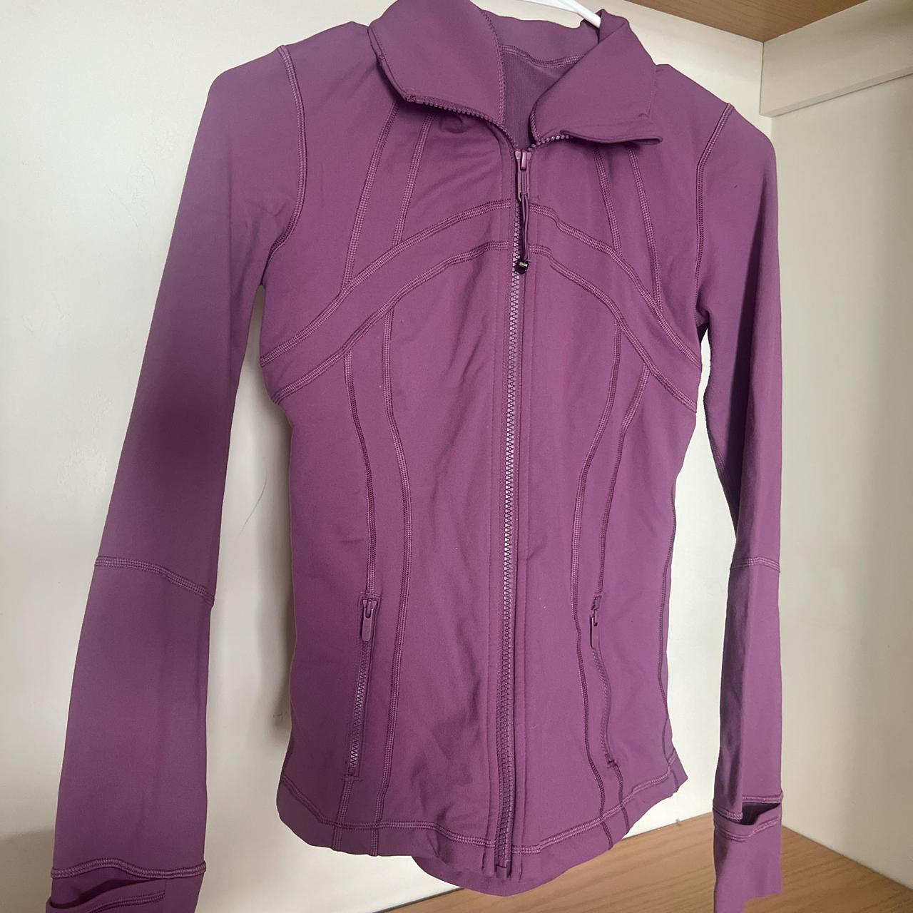 Purple Lululemon define jacket No flaws Size 4... - Depop