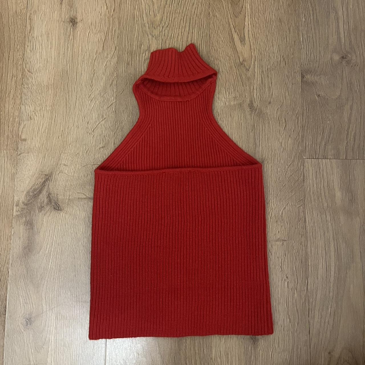 ZARA cute knitted halter neck top! Backless and... - Depop