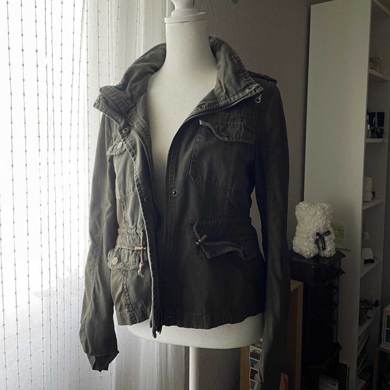 American Rag Cie Women's Green Jacket | Depop