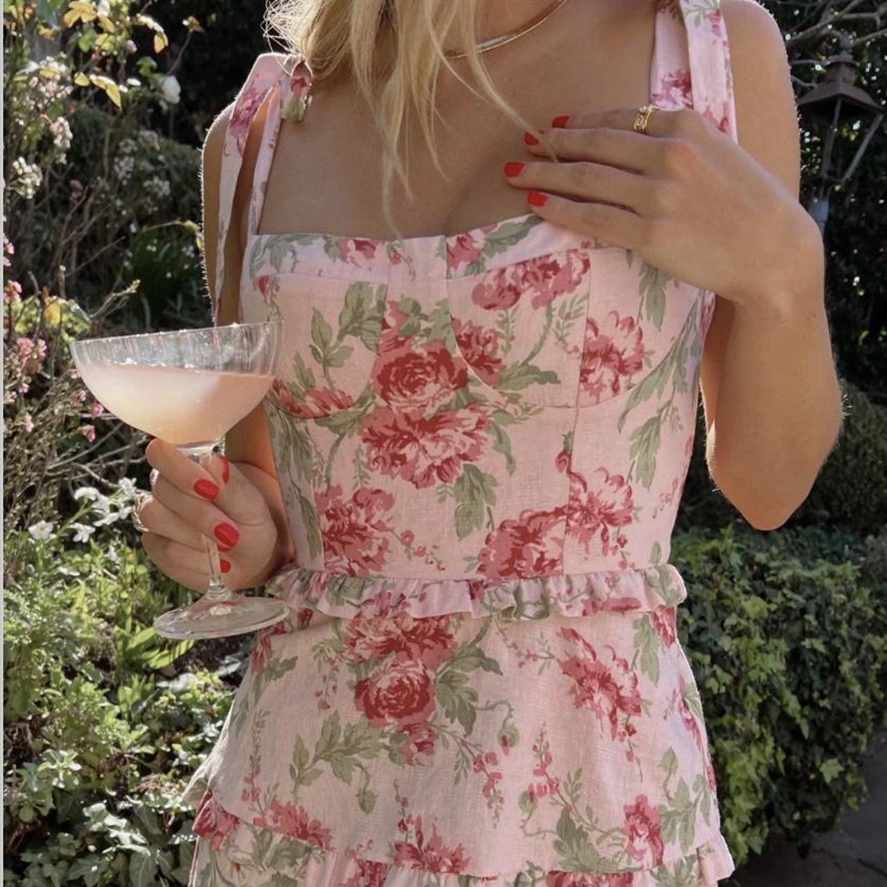 Show Me Your Mumu Lady Corset Mini Dress CUTEST... - Depop