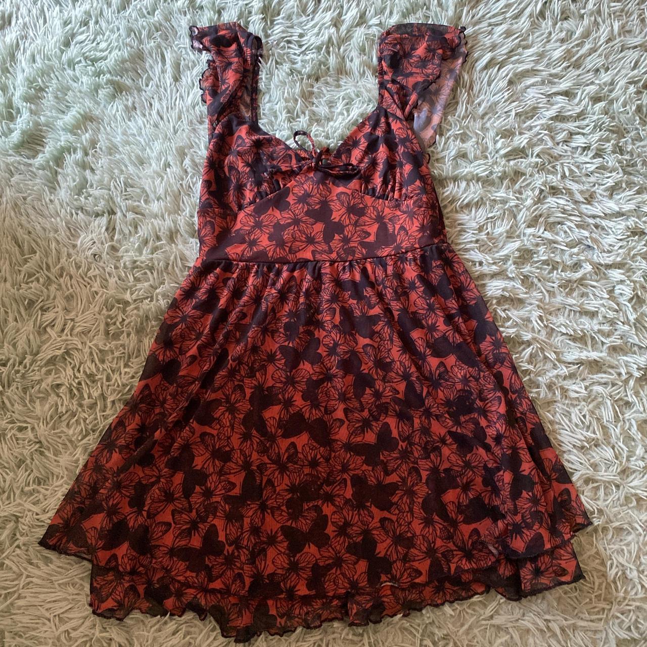 cute target dress new with tags! has brown... - Depop