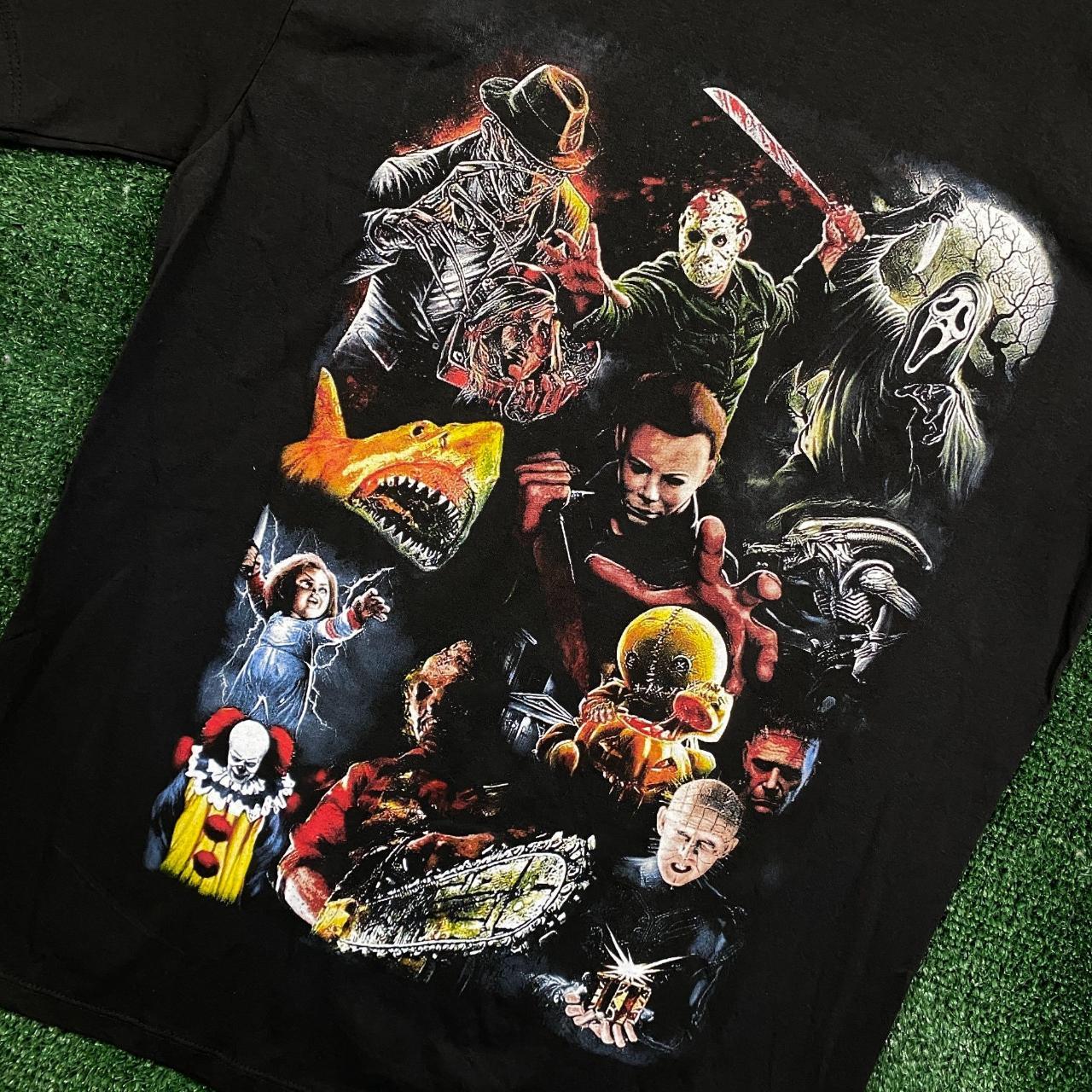 Slasher collage Horror tshirt size large its... - Depop