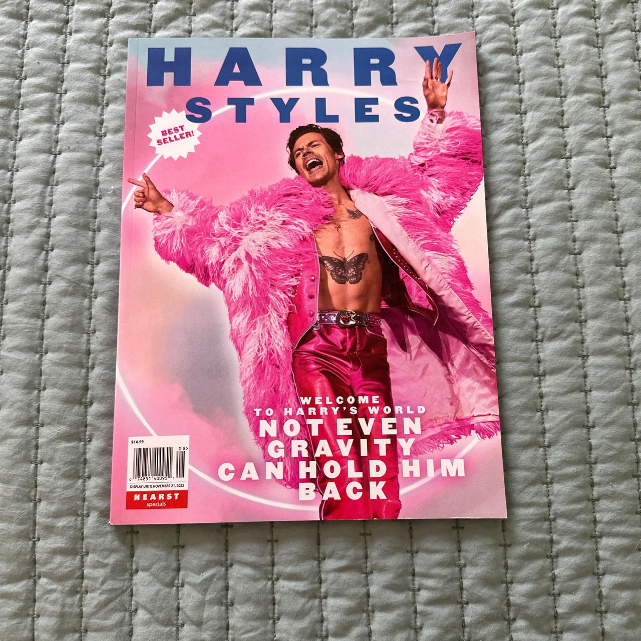Harry Styles magazine - pink and blue #harrystyles... - Depop