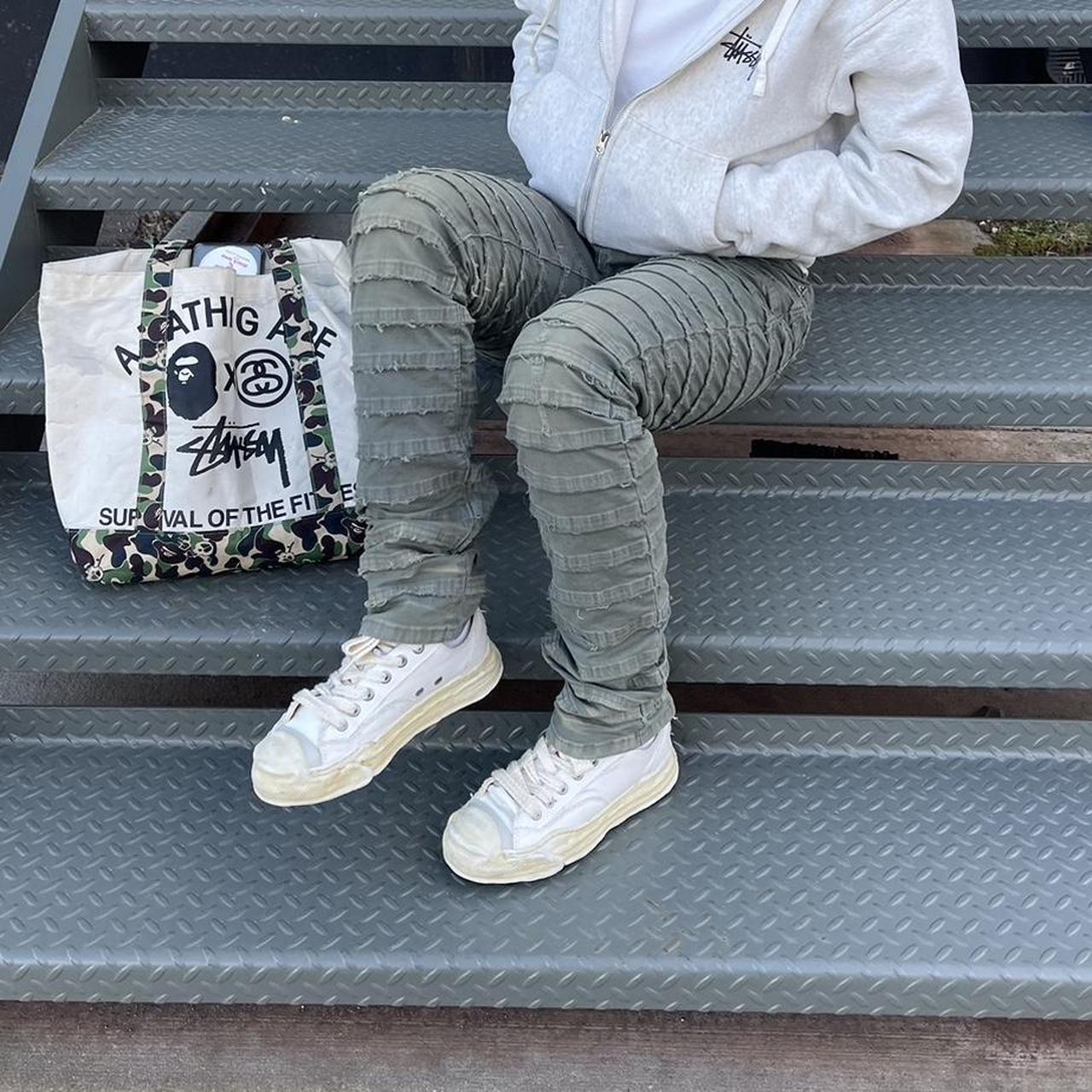 mnml men’s/unisex “mummy” pants. worn twice - Depop