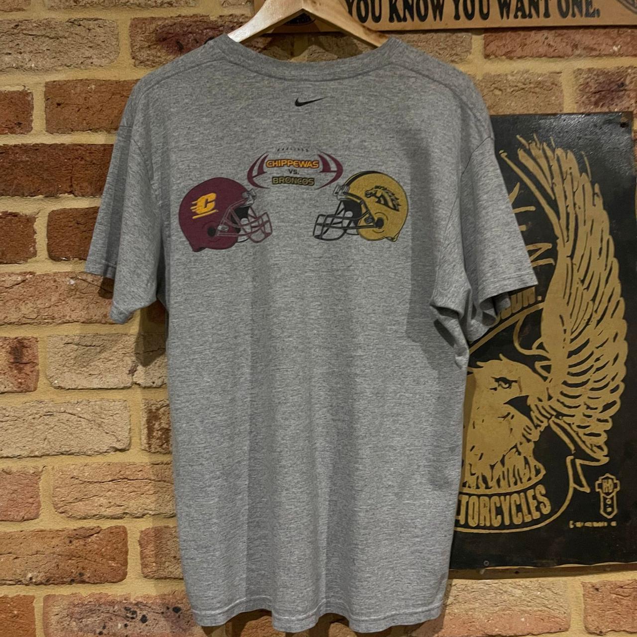 Nike Gameday Chippewas Tee Shirt - 20 x 28 - Depop