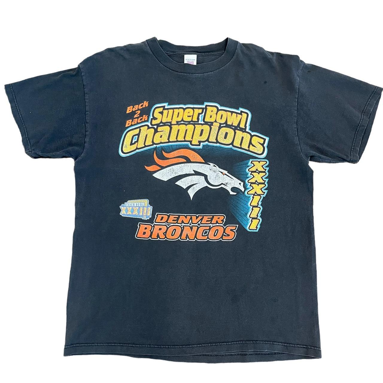 Vintage - Superbowl 33 Back2Back Champions Tshirt -... - Depop