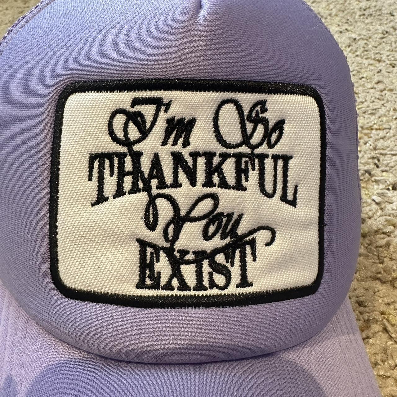 Mayfair Group Lavender Trucker Hat NEVER WORN... - Depop