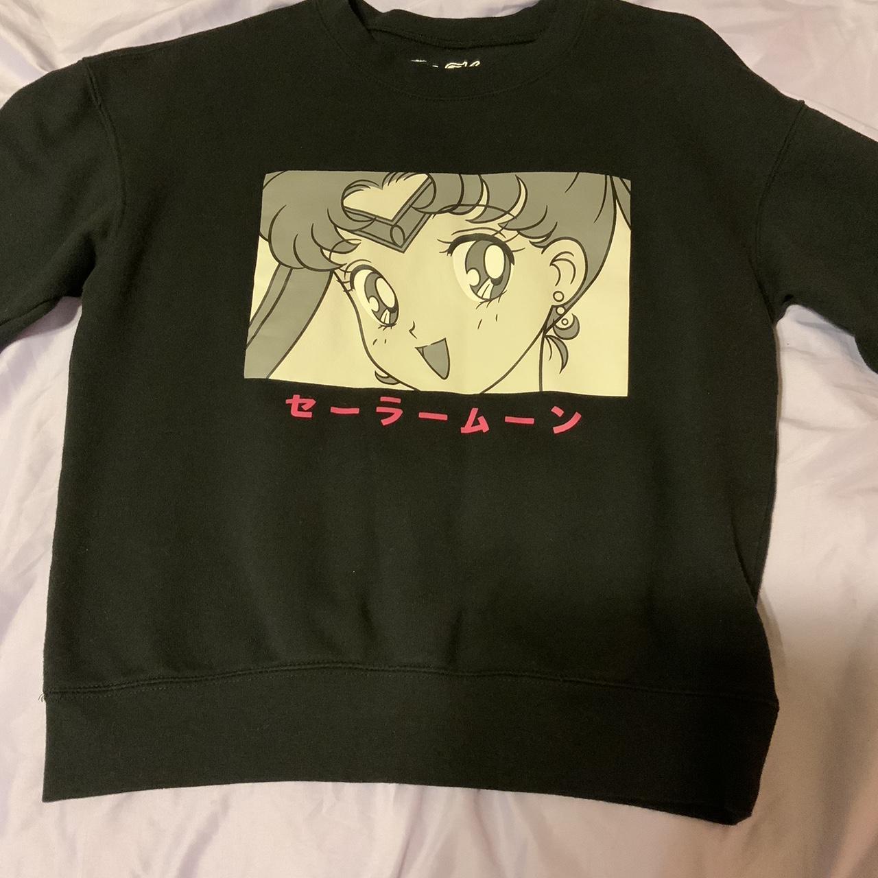 Sailor Moon Crewneck Sweatshirt Worn Like Once Or Depop