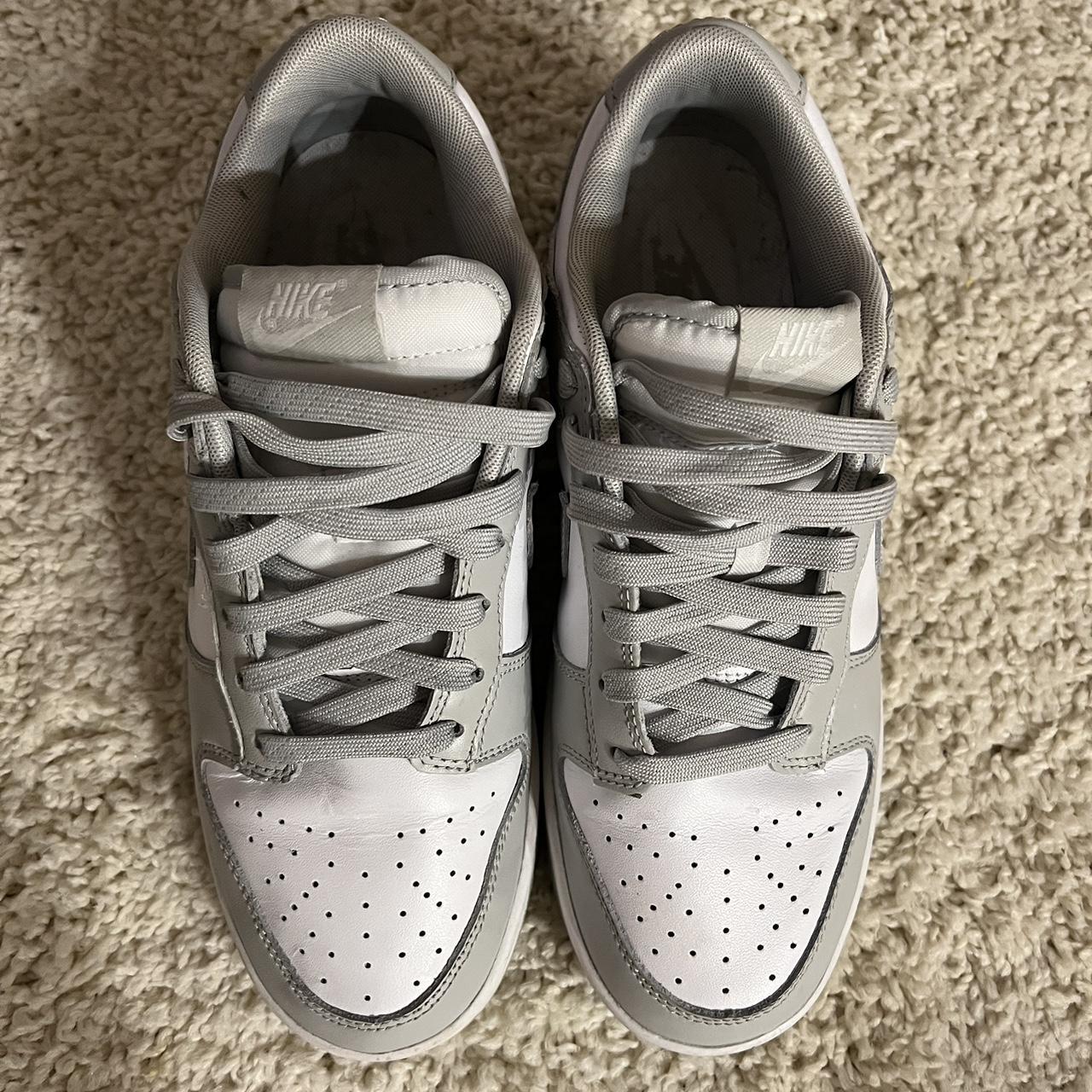 Men’s Grey Nike Dunks Size - 8.5 Men’s In pretty... - Depop