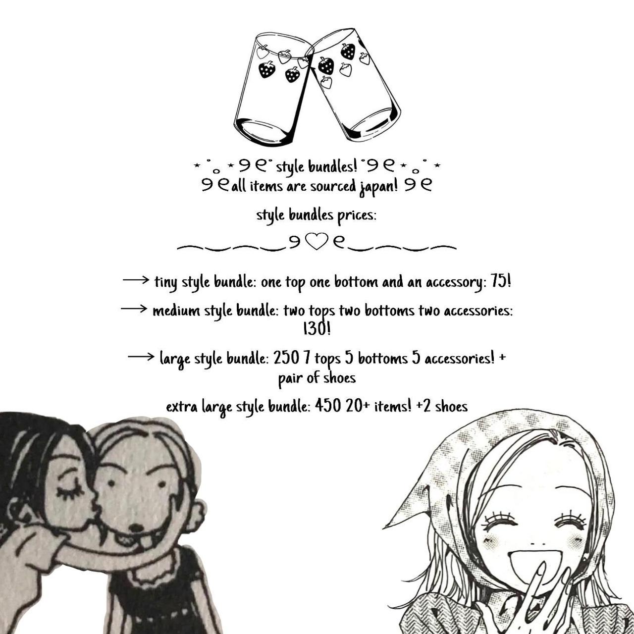 hachi style bundle! only currently doing tiny and... - Depop