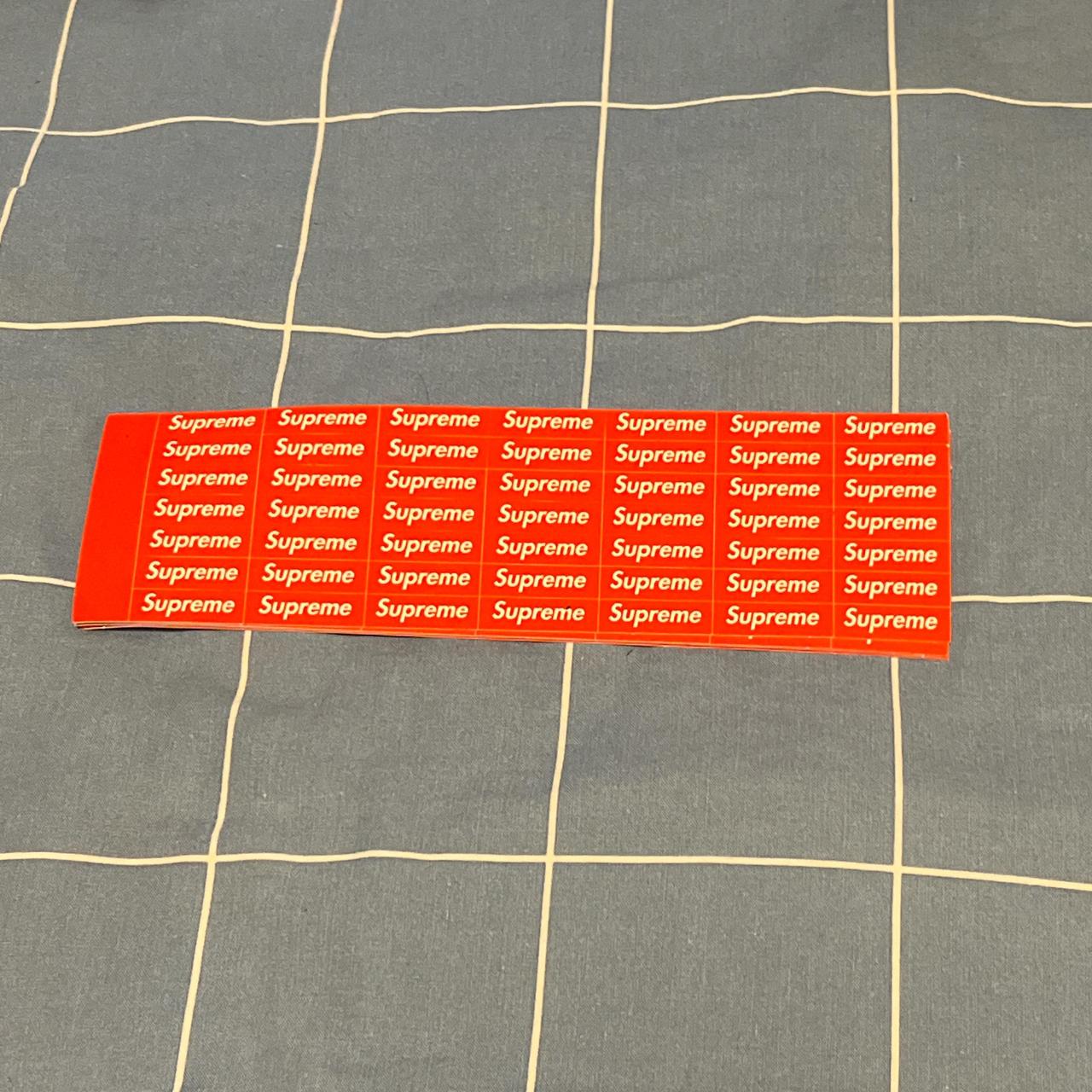 supreme mini box logo sticker | Depop