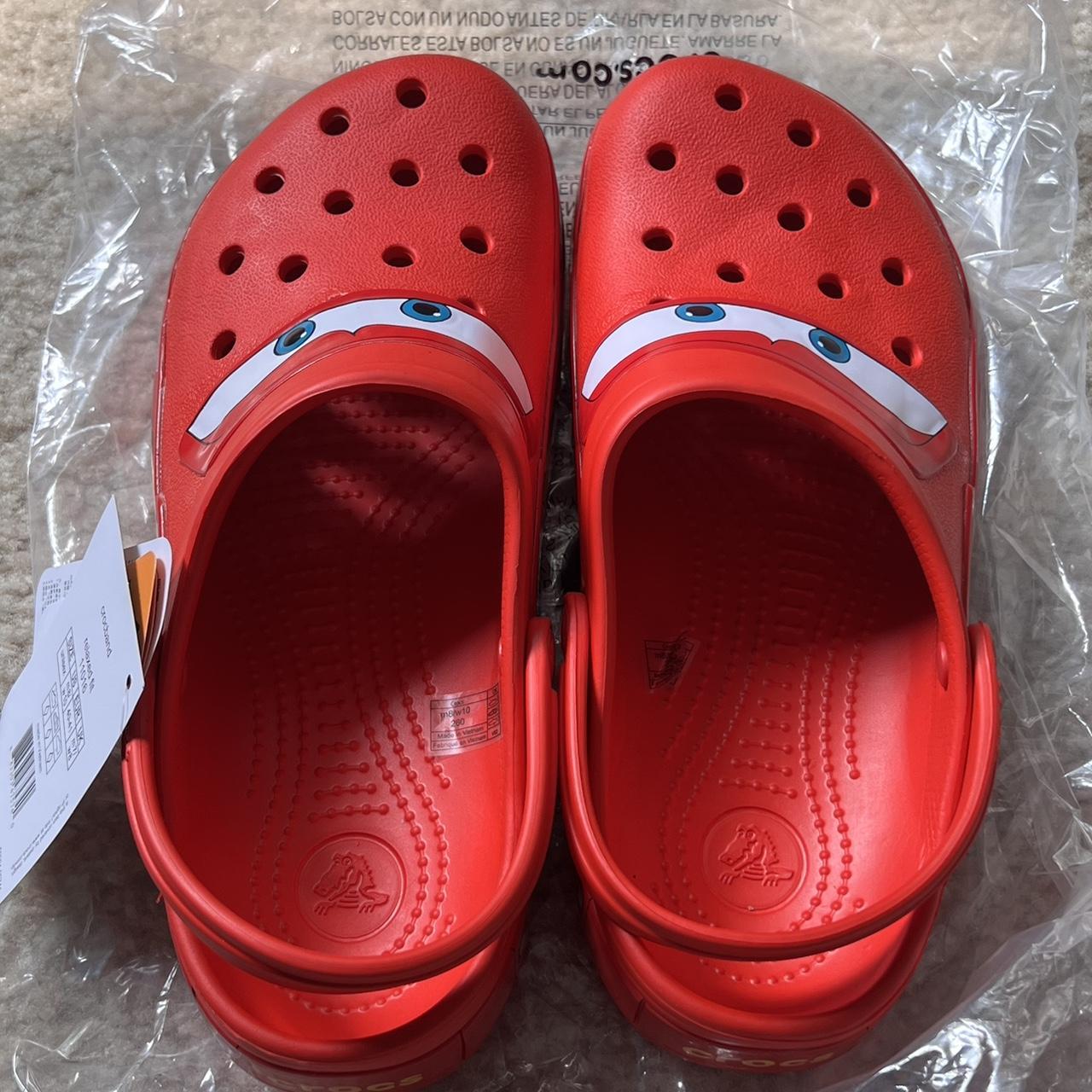 Crocs Lightning McQueen crocs size 7, 8, 9 Brand... - Depop