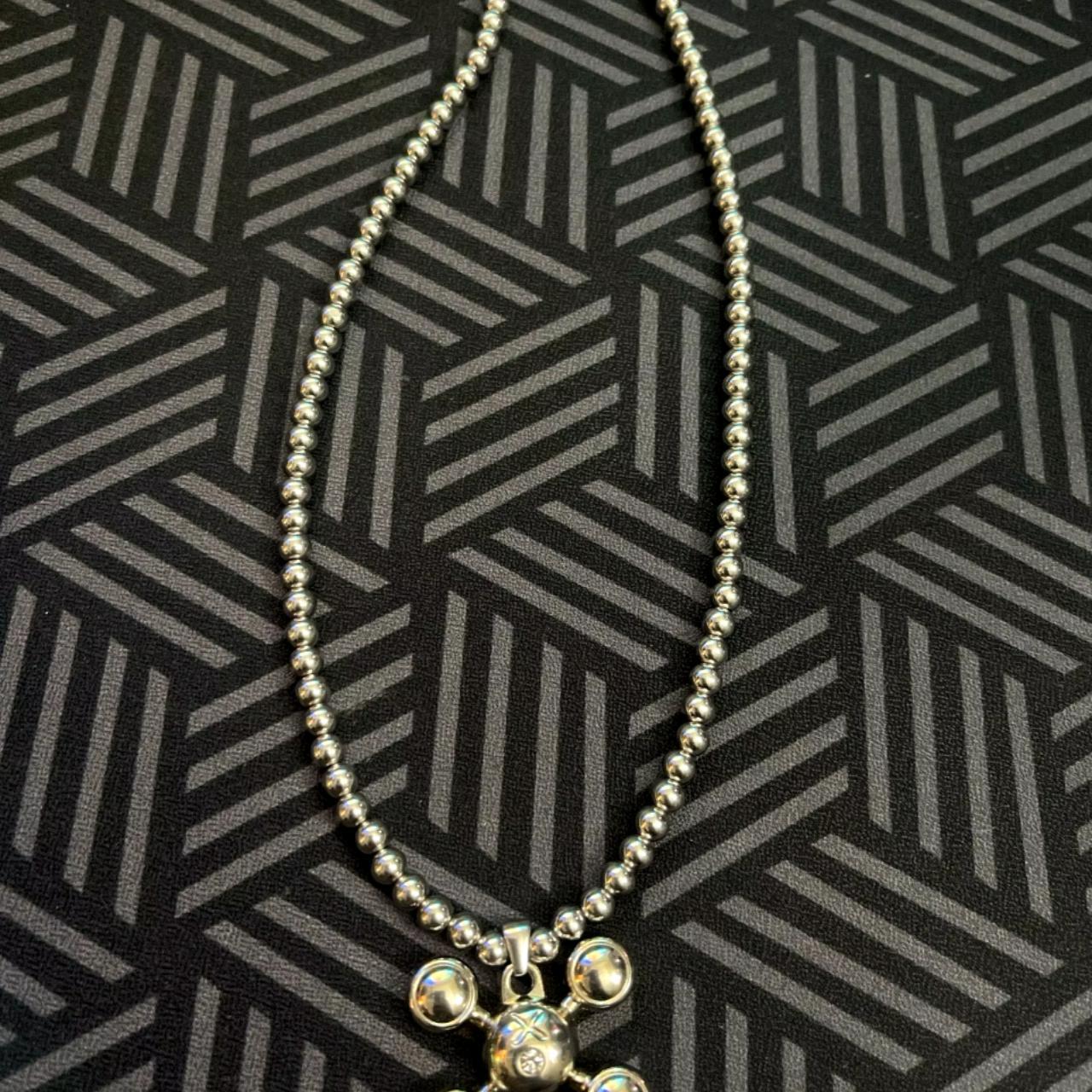 stainless steel quad ball streetwear chain 19.7... - Depop