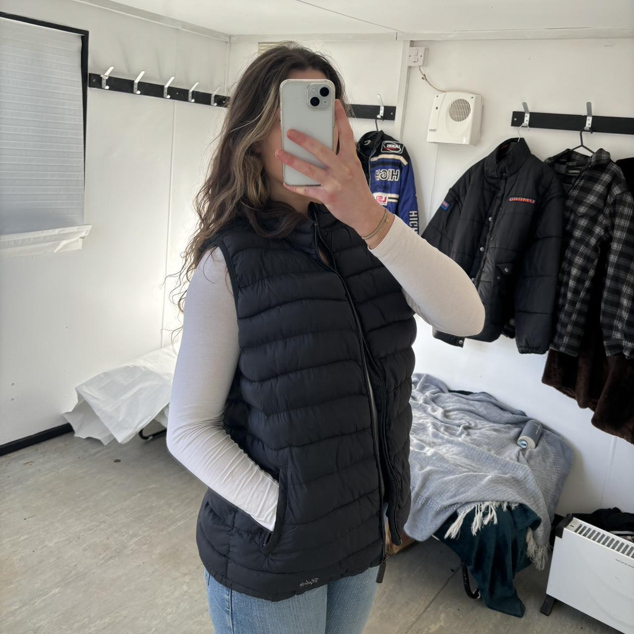 Navy blue Rydale gilet. States size 16. Would best... - Depop